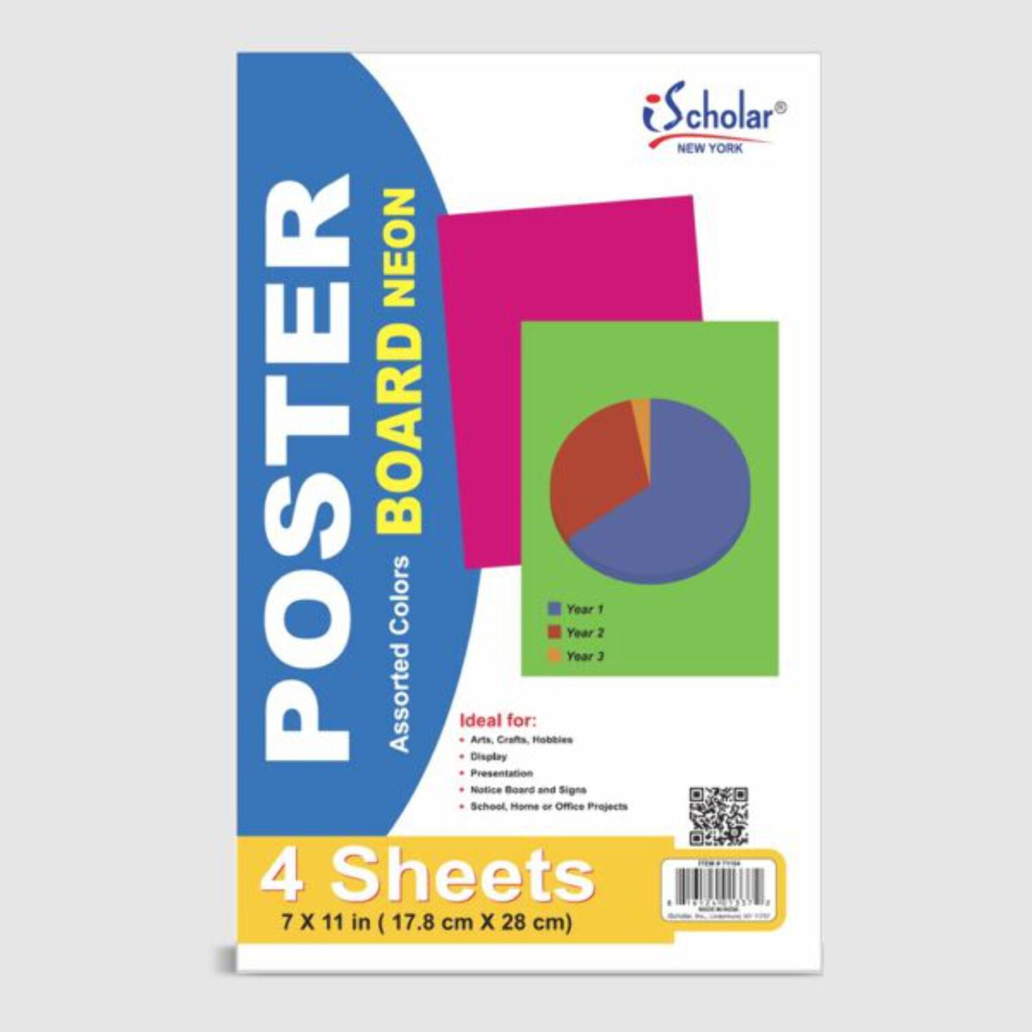 FLUORESCENT 7X11 Poster Board [71104] - Walmart.com
