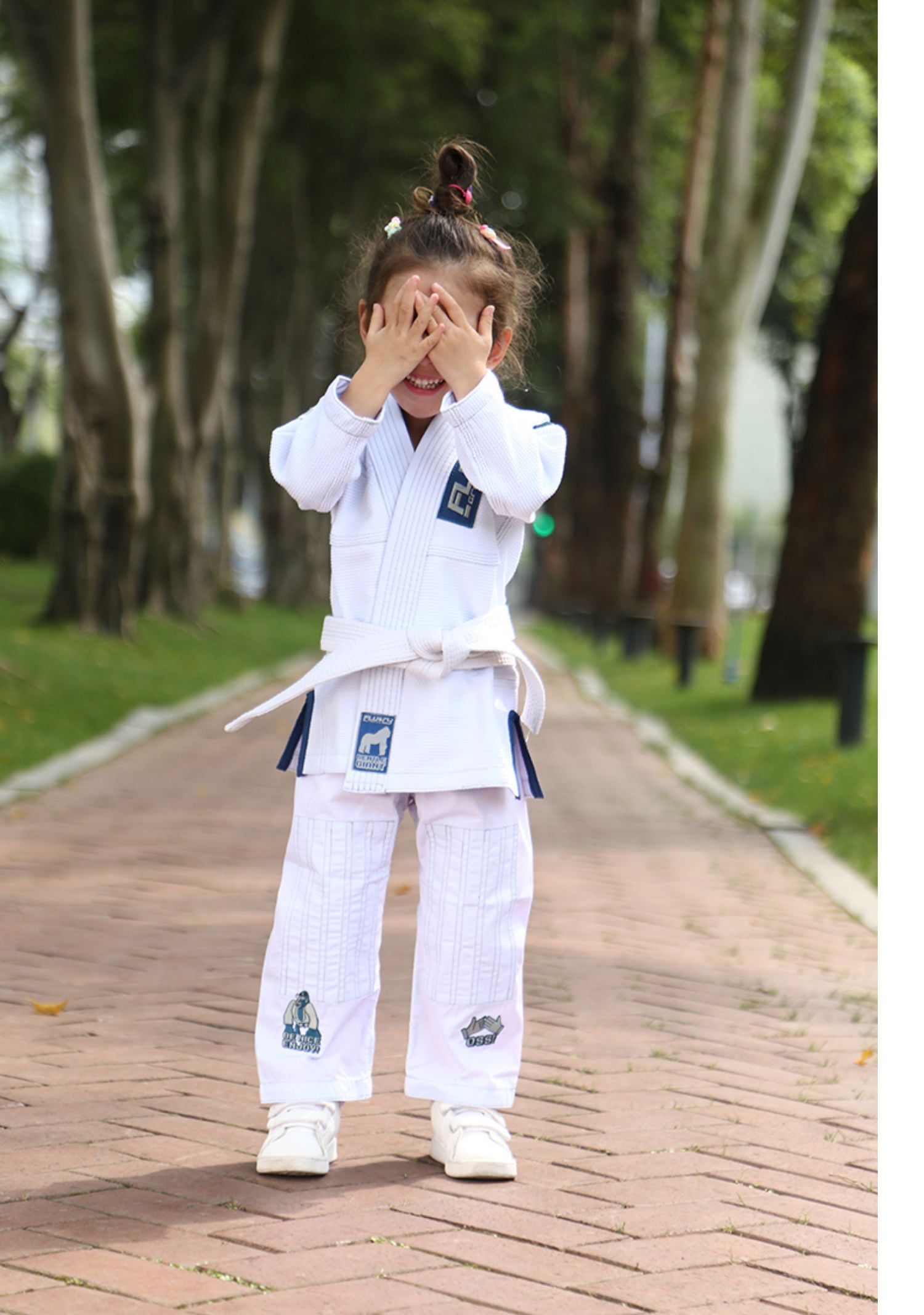 FLUORY Kids Youth Childrens All Around Brazilian Jiu Jitsu BJJ Gi ...