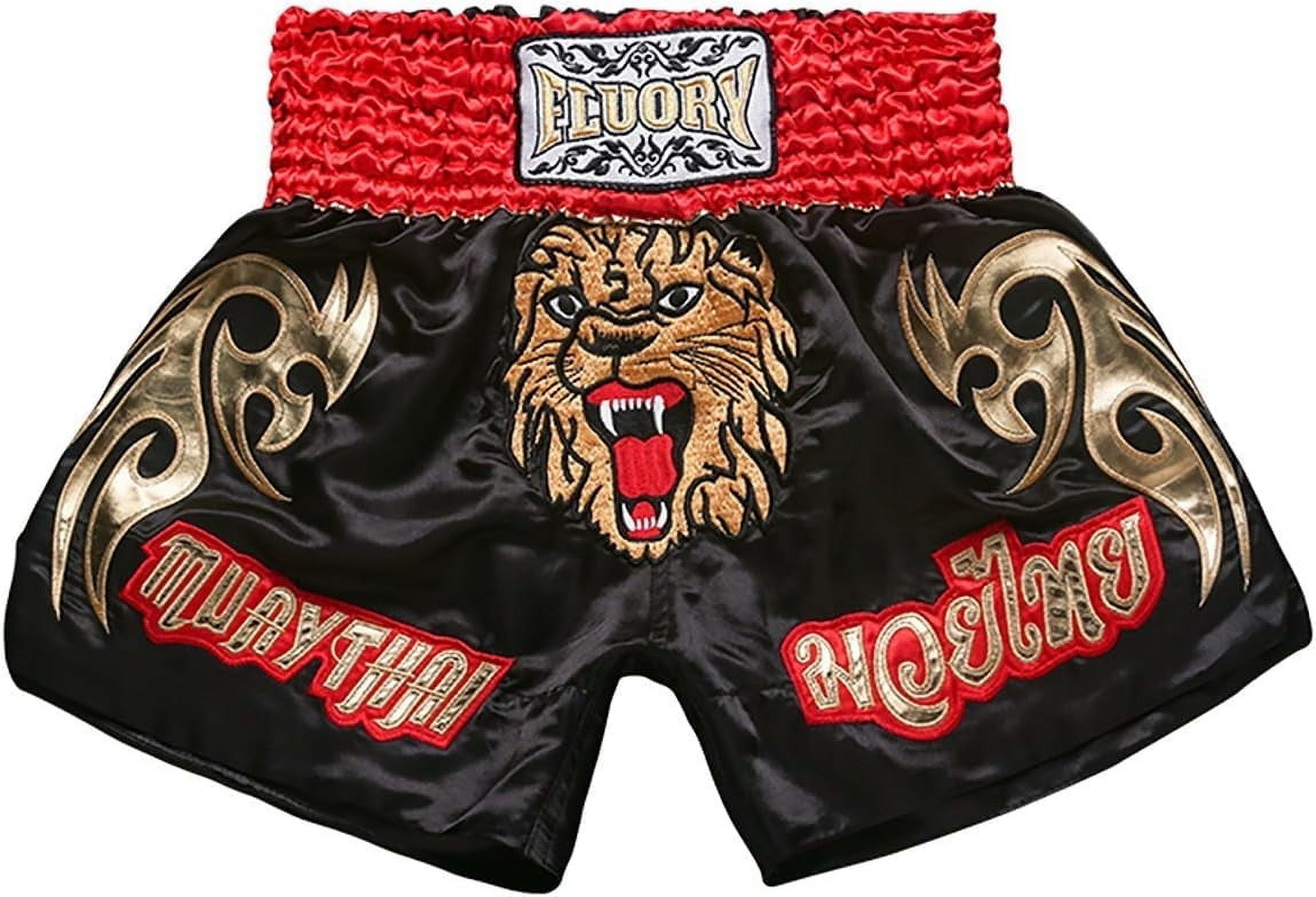 FLUORY Muay Thai Fight Shorts,MMA Shorts Clothing Training Cage ...