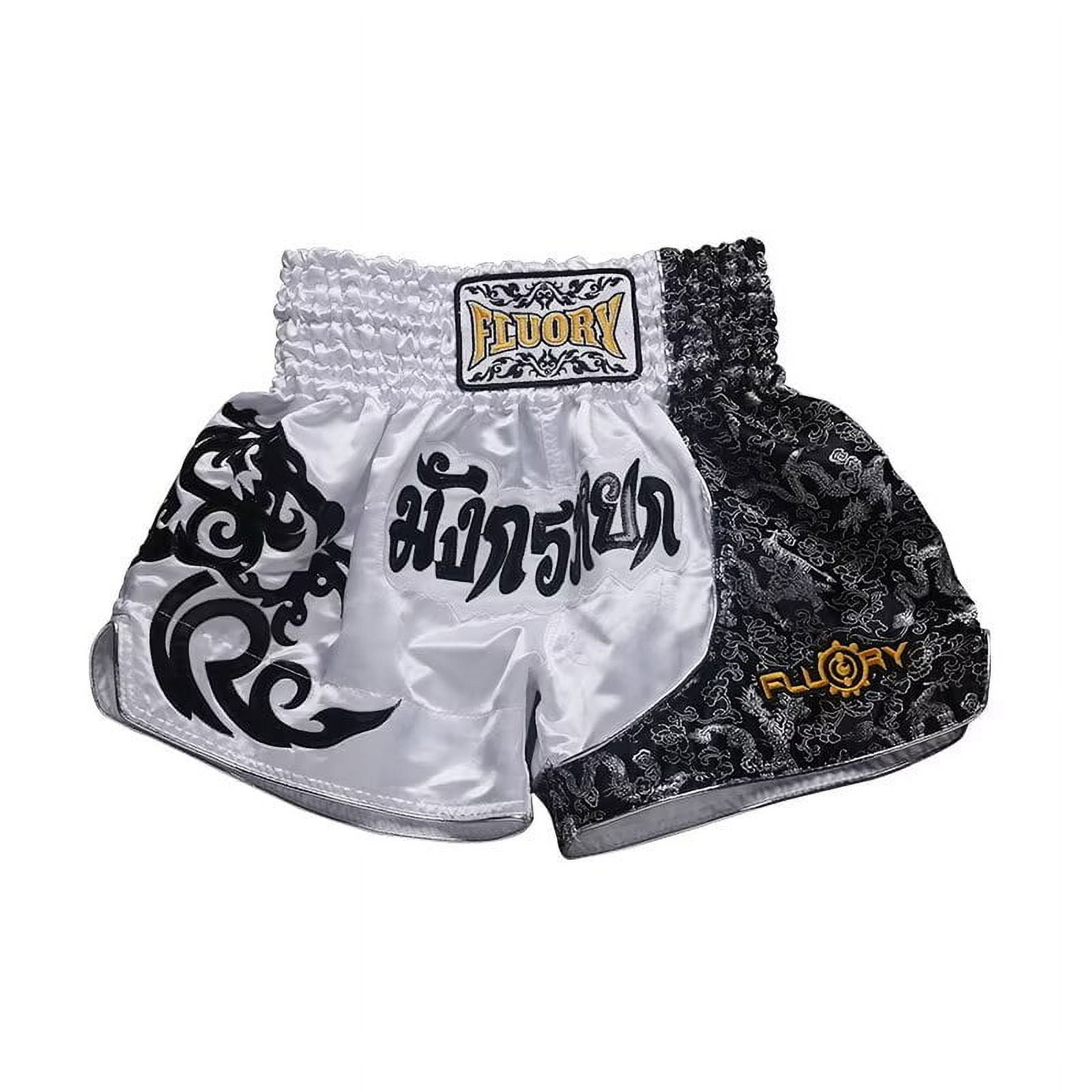 FLUORY Muay Thai Shorts Free Combat Mixed Martial Arts Boxing Training ...