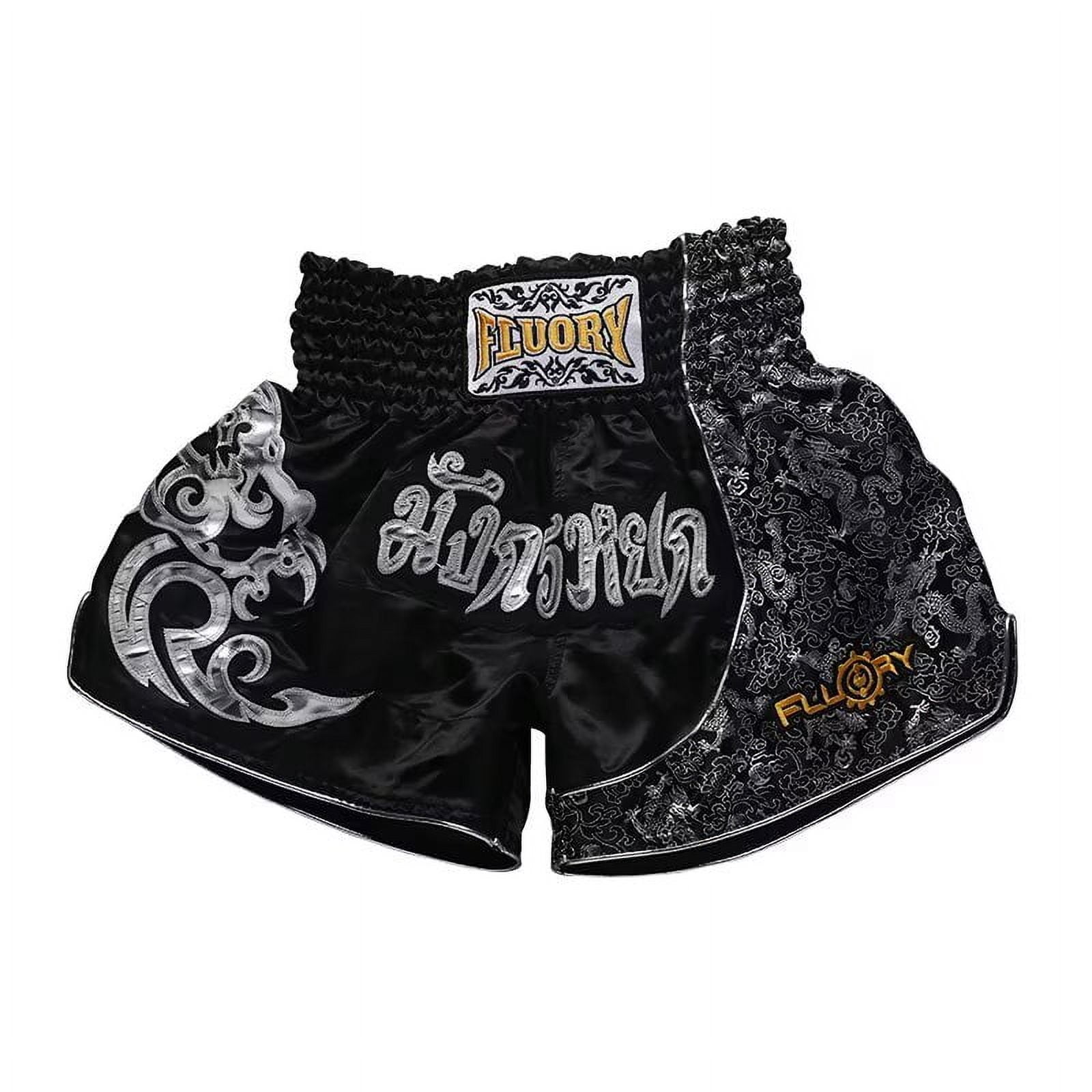 FLUORY Muay Thai Shorts Free Combat Mixed Martial Arts Boxing Training ...