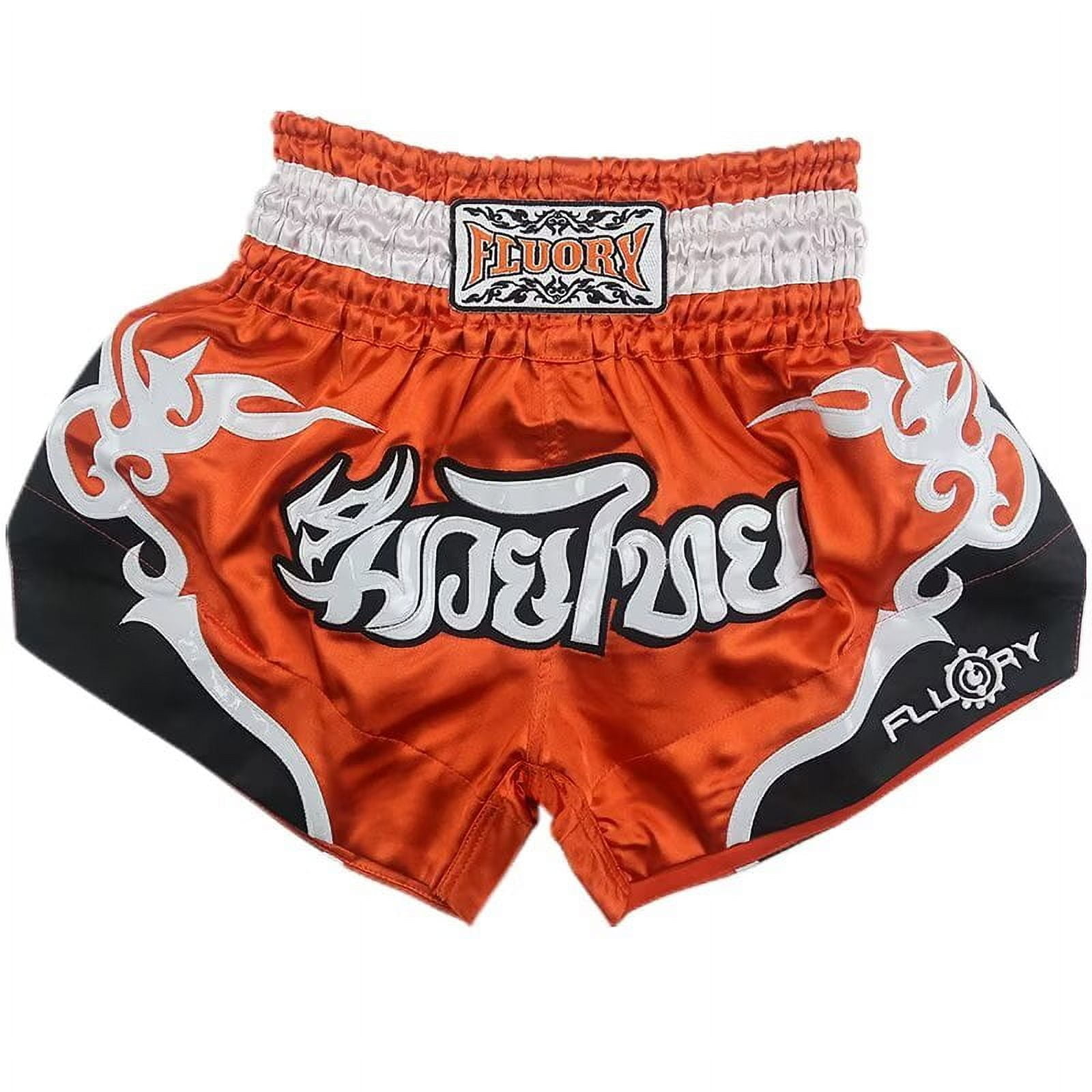 FLUORY Muay Thai Shorts Thai Boxing Shorts Martial Arts Kickboxing ...