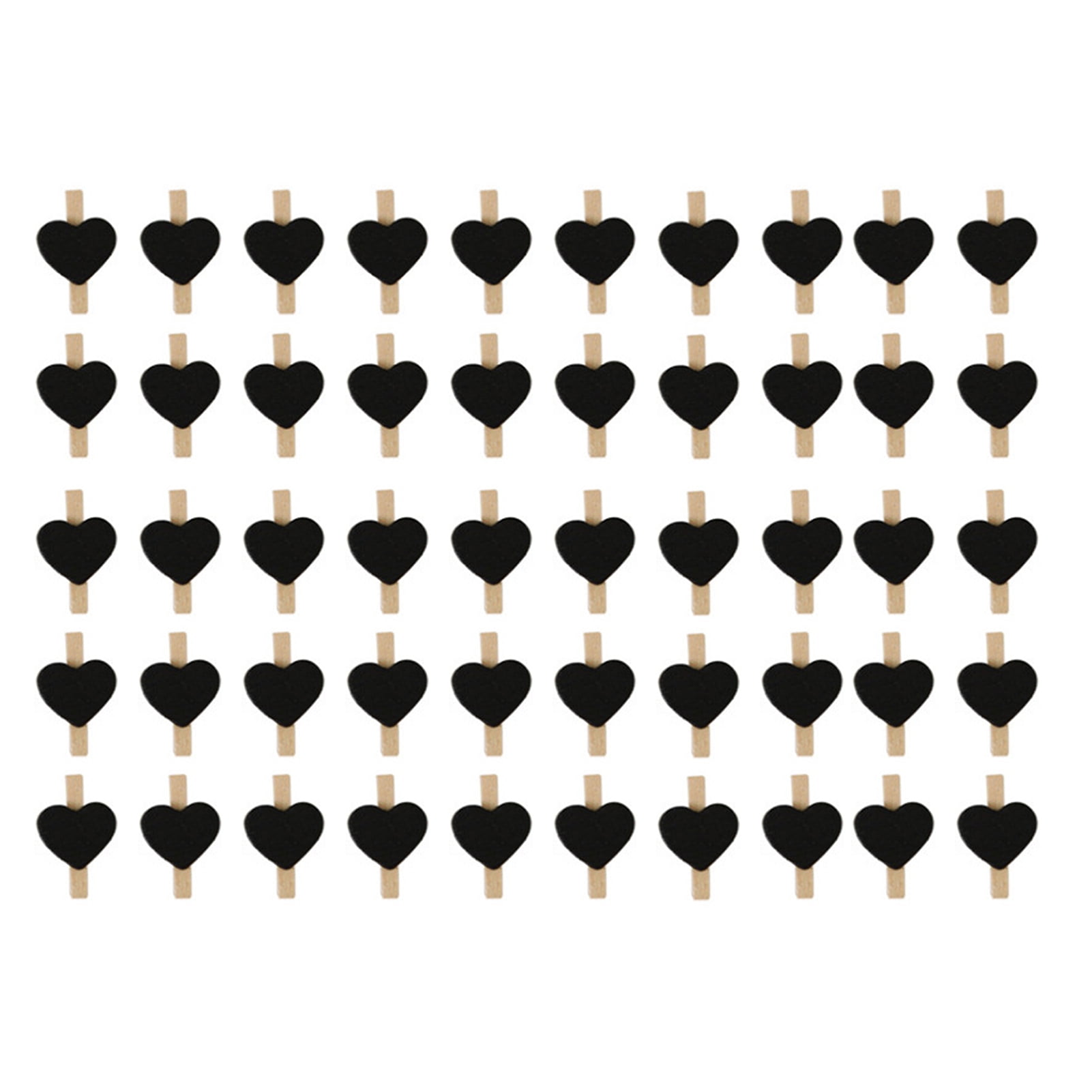 FLW 50Pcs Mini Pegs Photo Banner Clips Wooden Clothespins Kids DIY ...