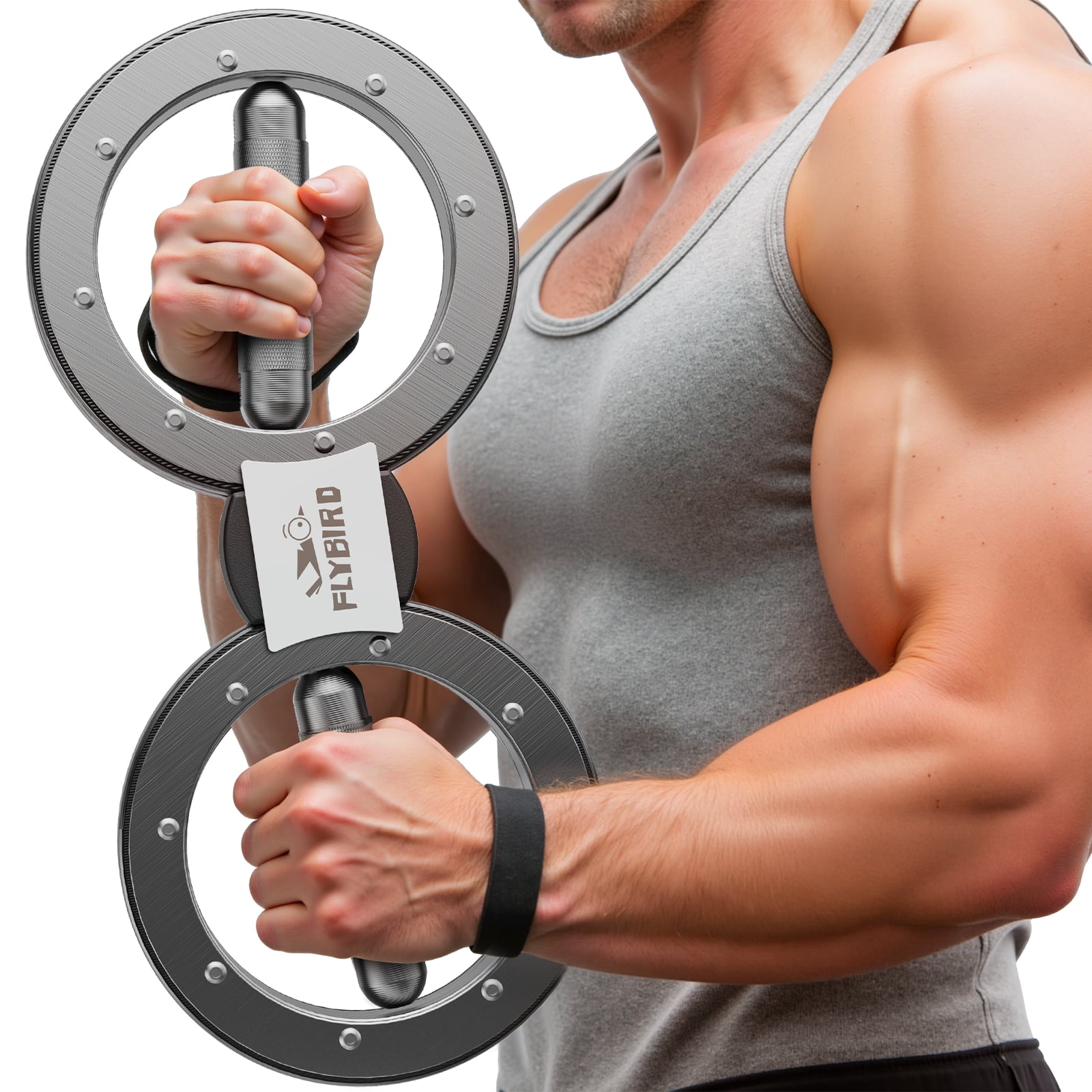 FLYBIRD Burn Machine Arm Exercise Equipment with 12LB Adjustable ...