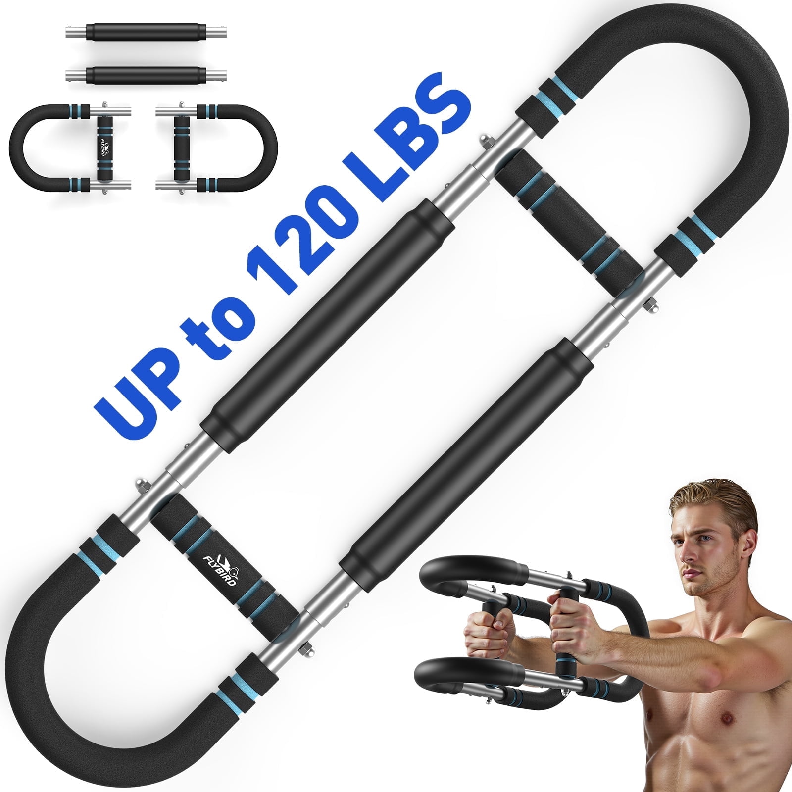 FLYBIRD Twister Arm Trainer, Adjustable Twister Arm Chest Exerciser ...
