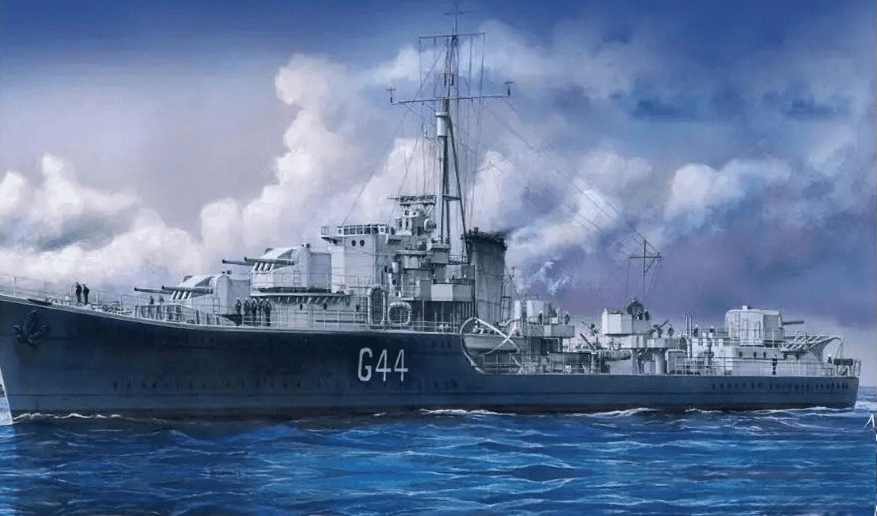 FLYHAWK 1/700 HMS Martin 1942 Destroyer Deluxe Edition w/ 3D Printed ...