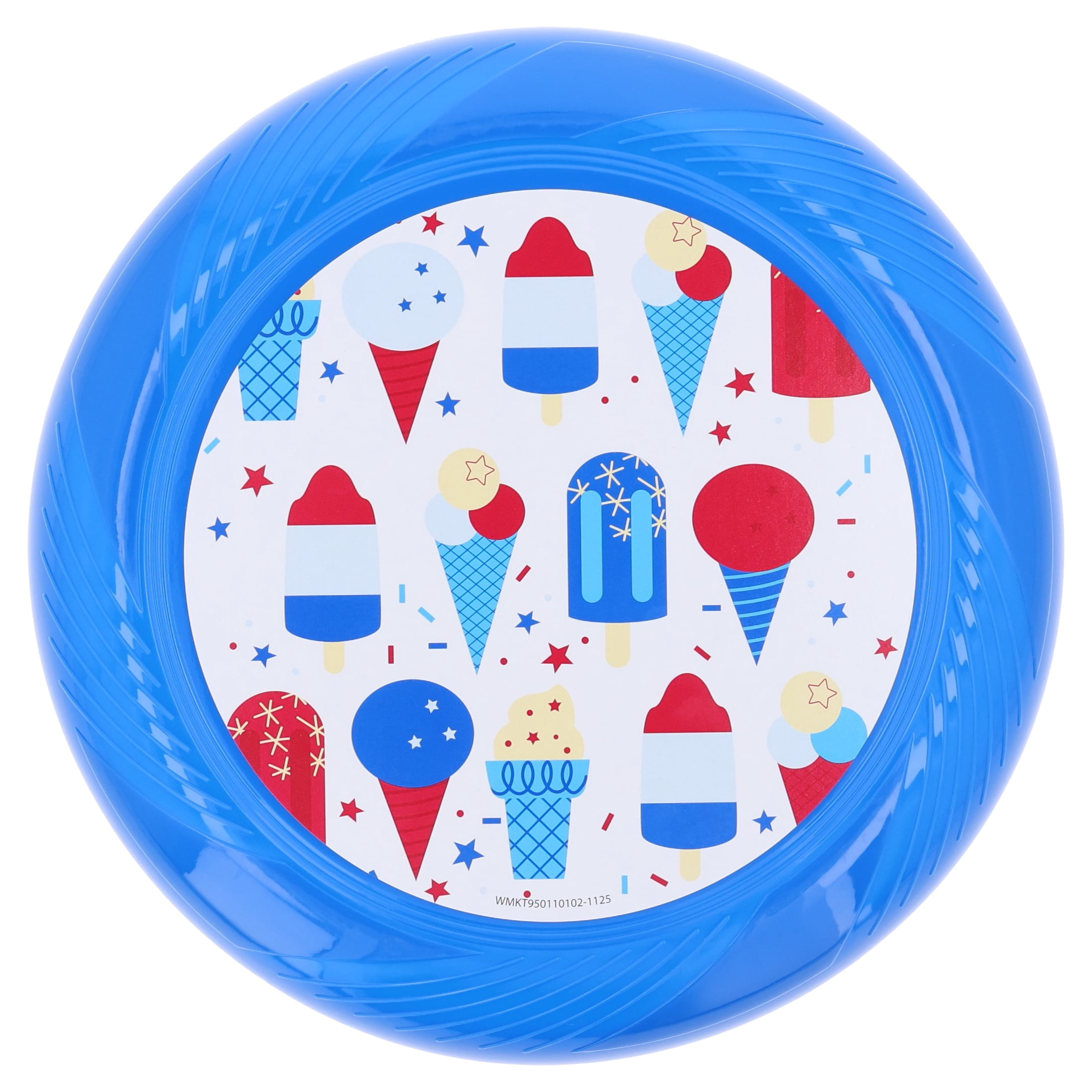 Ice Cream and Ice Pop Flying Disc, Red/White/Blue, 10", Patriotic by ...
