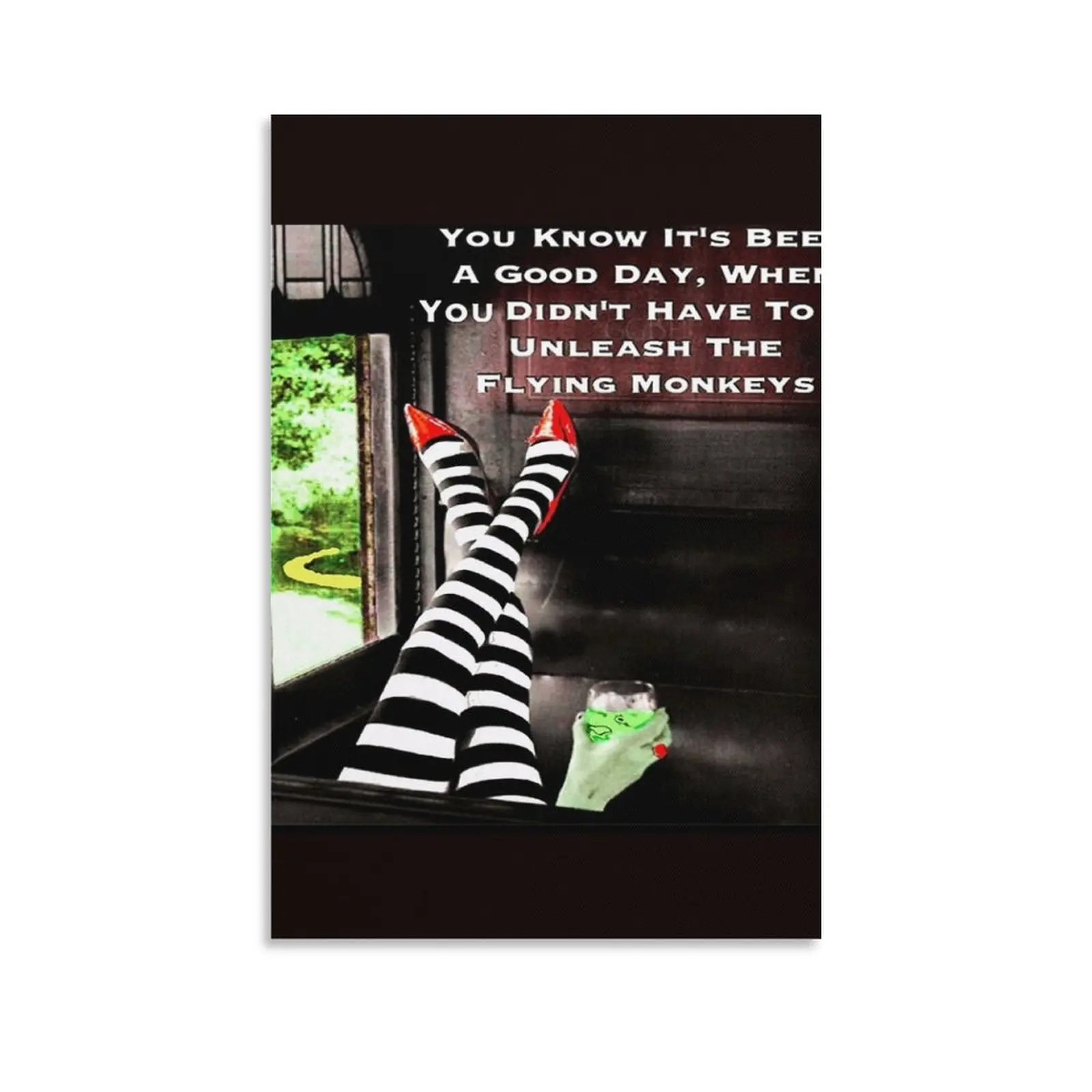 FLYING MONKEYS - GOOD DAY Canvas Painting posters for room decorations ...