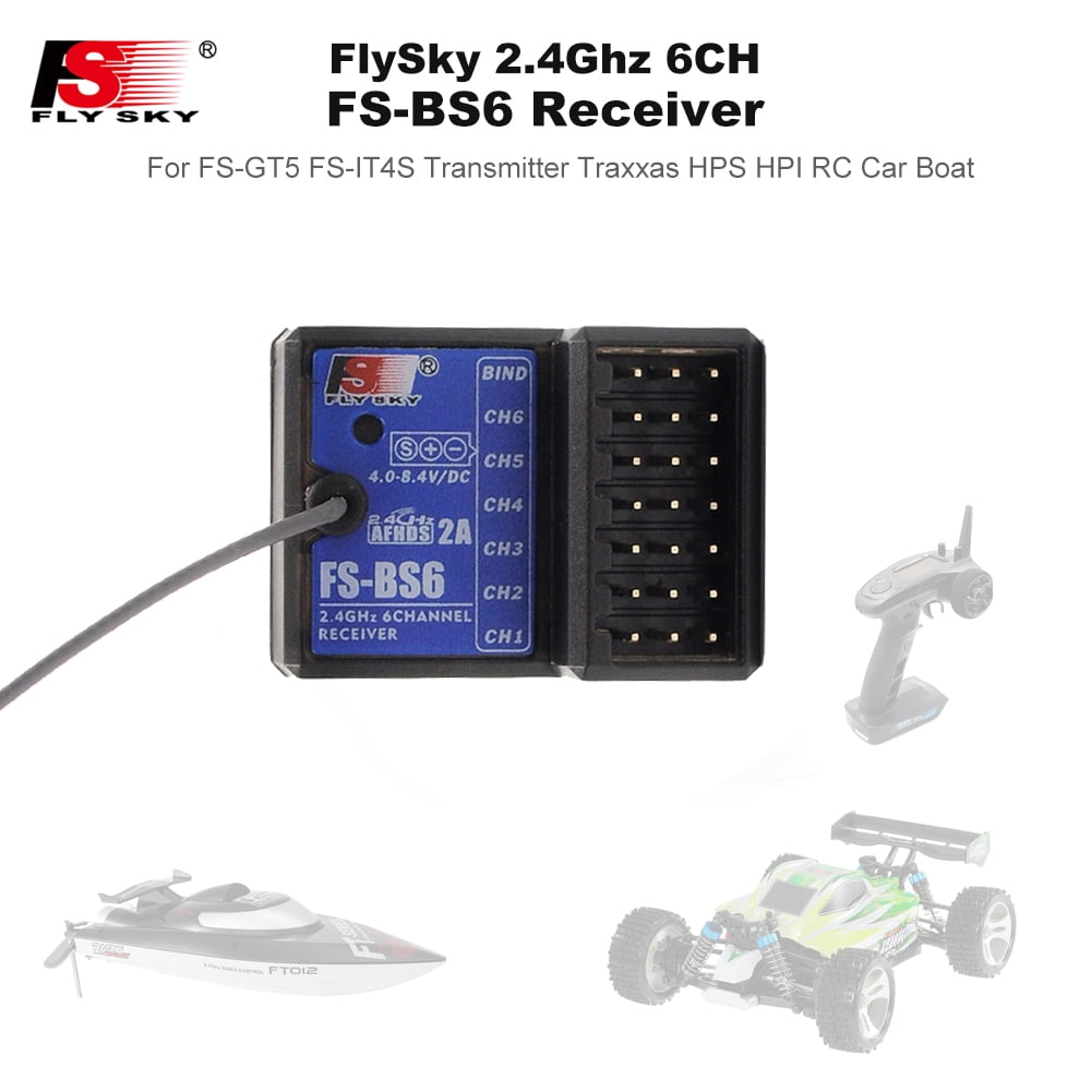 FLYSKY RC Receiver,6ch Afhds2 -it4s Receiver 6chCar Boat Afhds2 -it4s ...