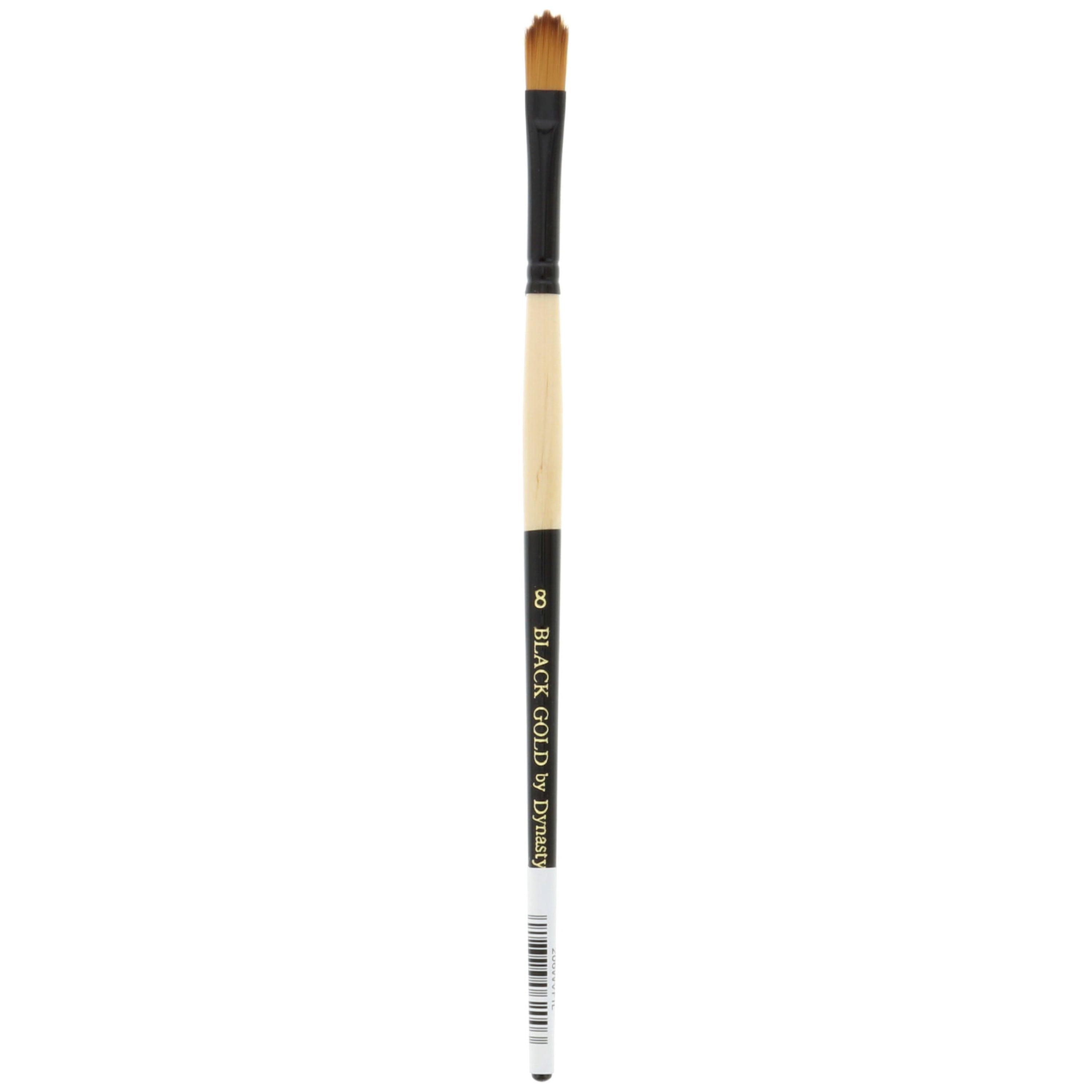 FM Brush Black Gold Short Handle Brush, Wave Filbert, 8 - Walmart.com