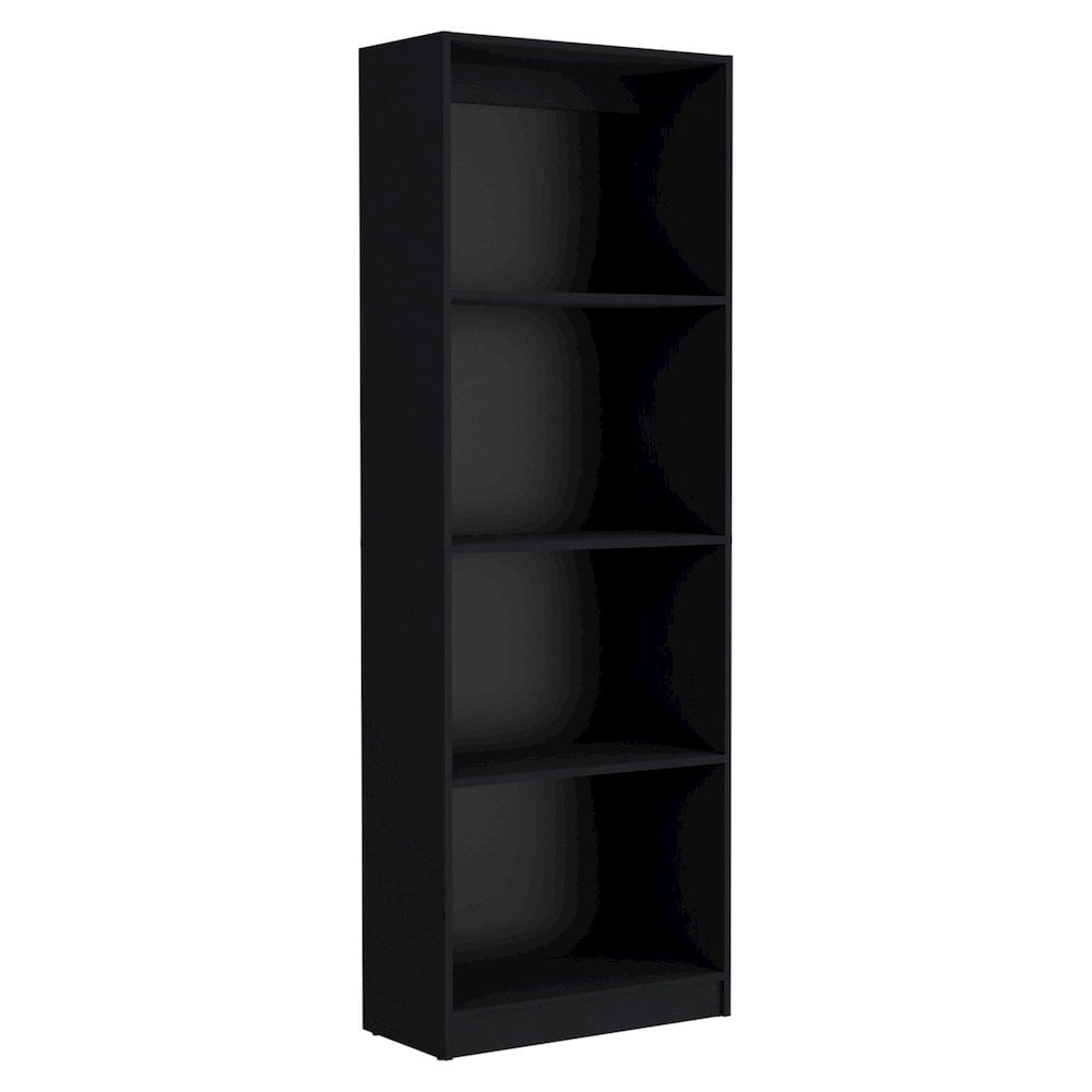 FM FURNITURE Elida 3 Piece Living Room Set Black Engineered Wood ...