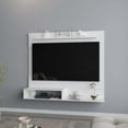 FM FURNITURE Irmo Wall-Mounted Entertainment Center Engineered Wood ...