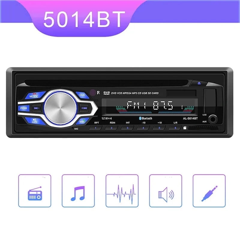 FM Radio Autoradio Stereo Multimedia Player Bluetooth Handsfree Car ...