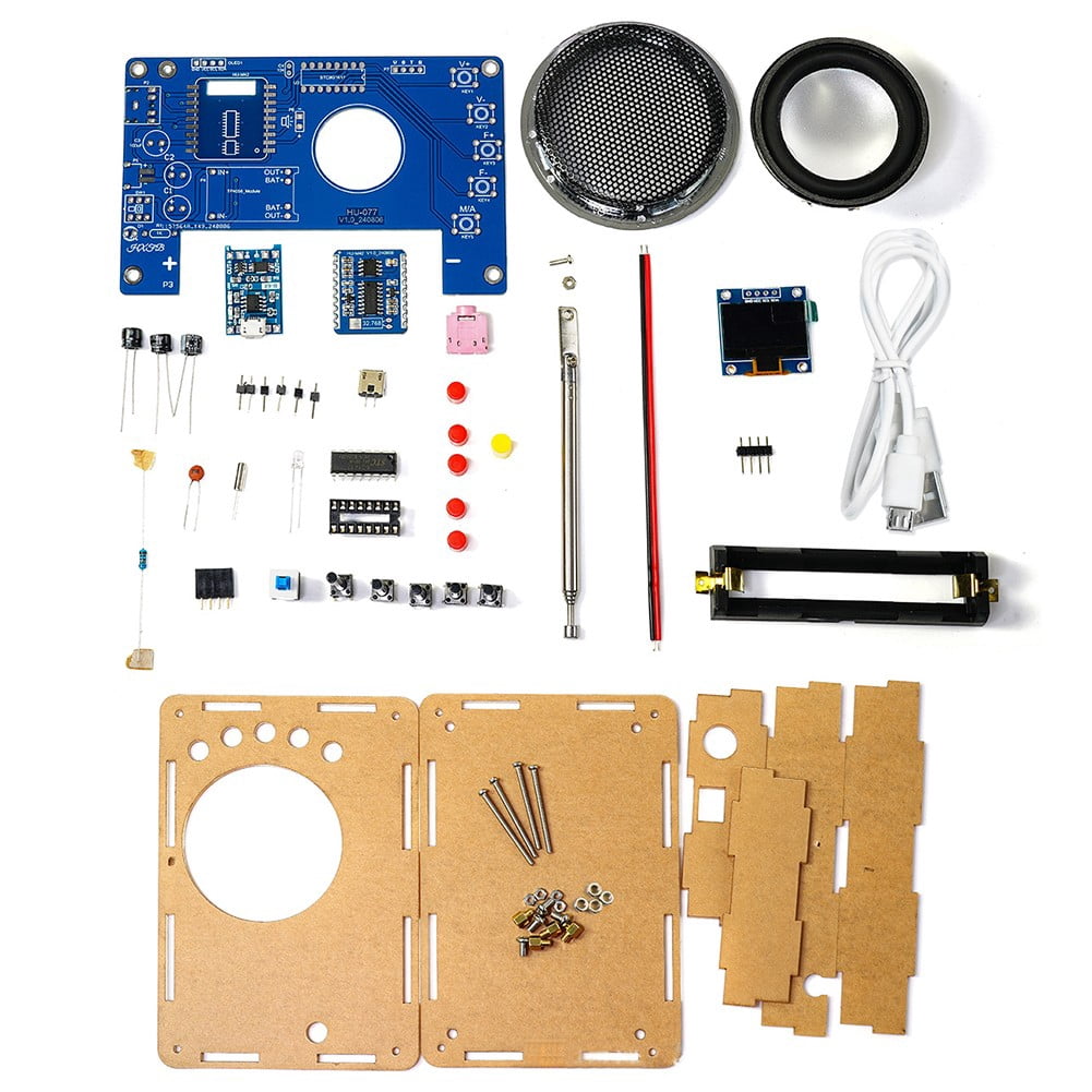 Fm Radio Diy Kit For Oled Display - Walmart.com