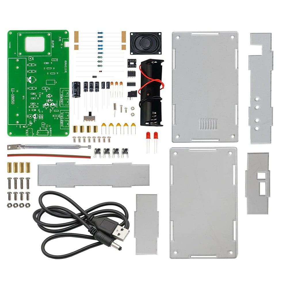 FM Radio Kit Electronic DIY Welding Practice Teaching Training Parts 65 ...