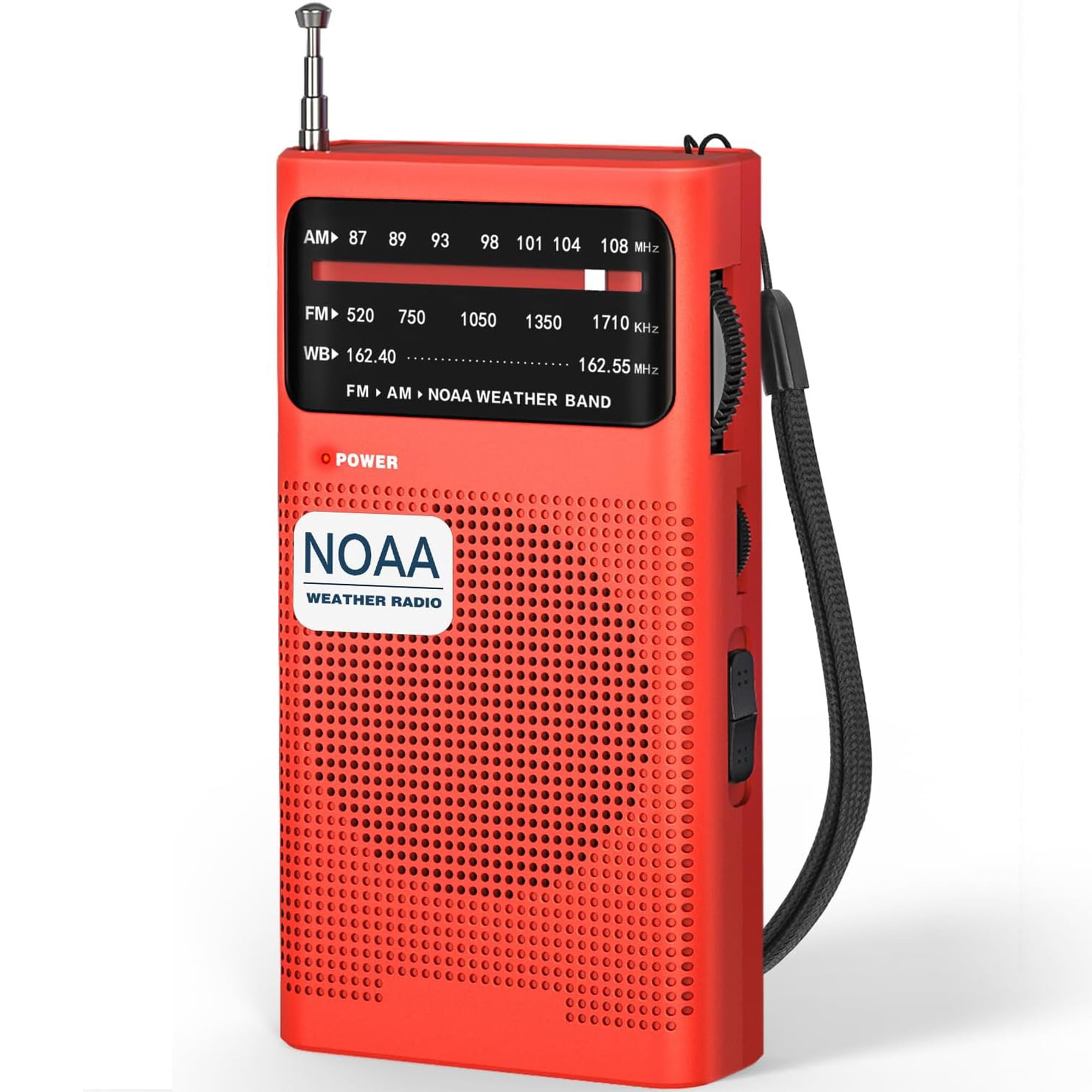 Topoint Portable AM FM Radio, Handheld Pocket Transistor Radio with ...