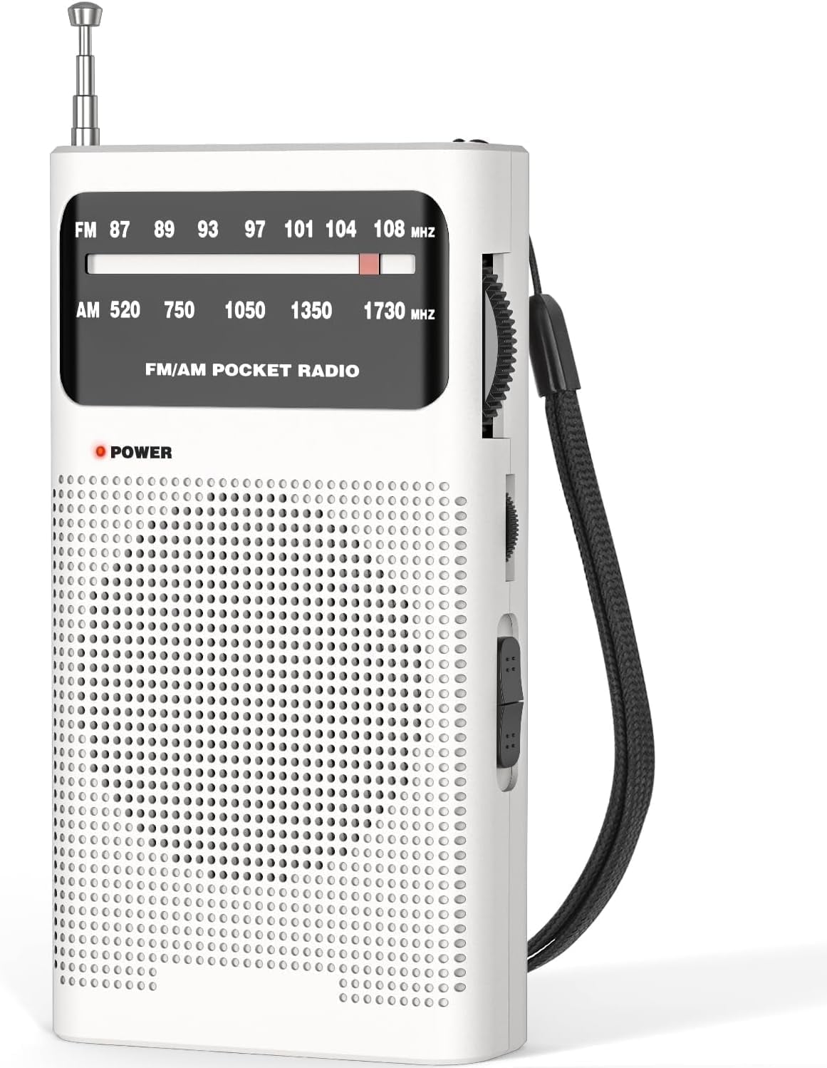 Topoint Portable AM FM Radio with 16.5-inch Telescopic Antenna Large ...