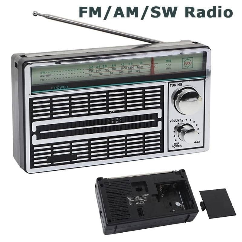 FM AM SW Portable Radio, Retro Transistor Radios, Loud Speaker Radio ...