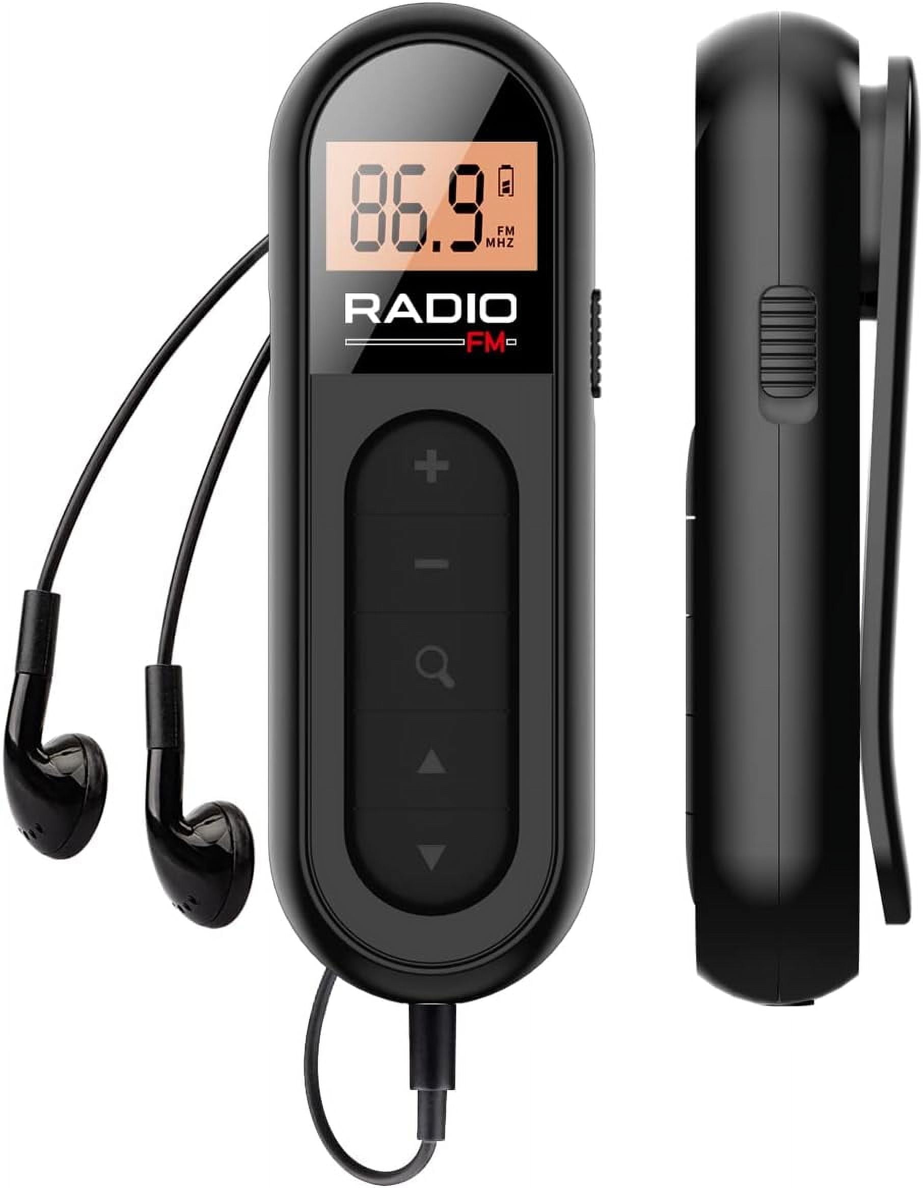 Fm Walkman Radio 300mah Rechargeable Portable Pocket Transistor Radio