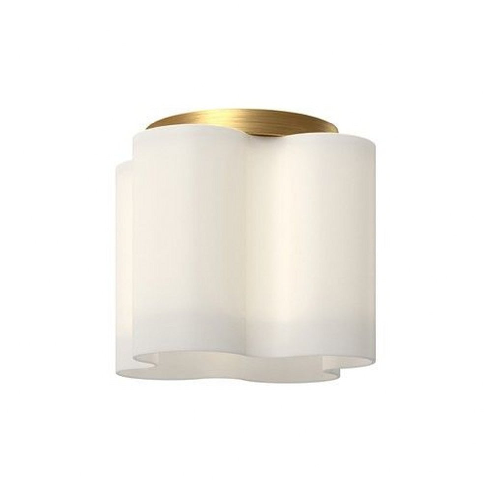 FM54809-BG/OP-Kuzco Lighting-Clover - 13W LED Flush Mount-7.88 Inches ...