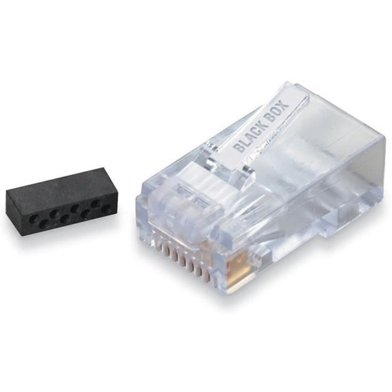 Black Box CAT6 Modular Plug - Network connector - RJ-45 (M) - CAT 6 ...