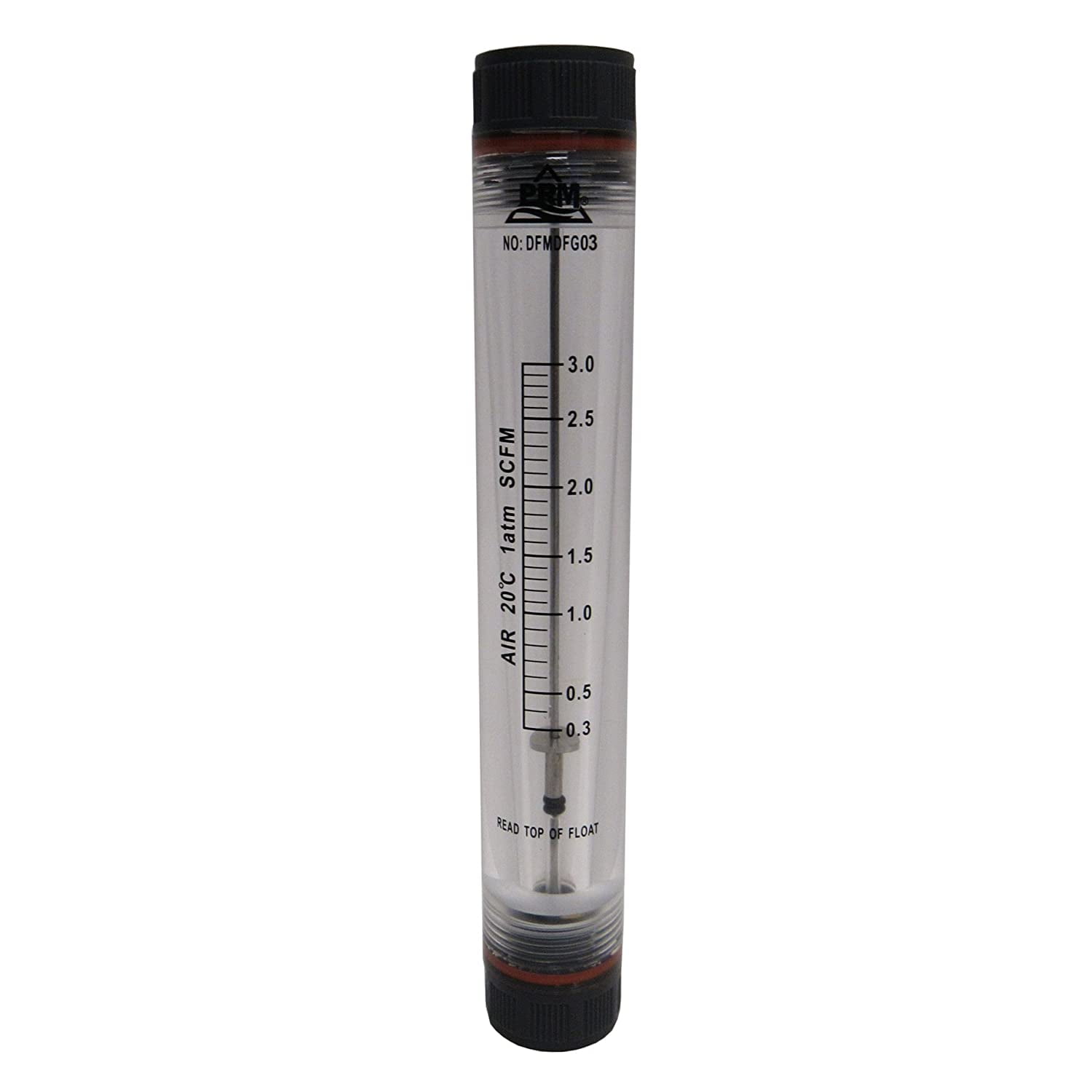 FMDFG03 0.3-3 Air Rotameter Flow Meter, 1/2 Inch Female NPT Connection ...