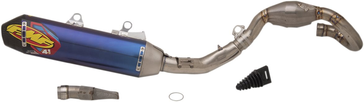 FMF 4.1 RCT Blue Anodized Titanium with MegaBomb Exhaust System (045637) - Walmart.com
