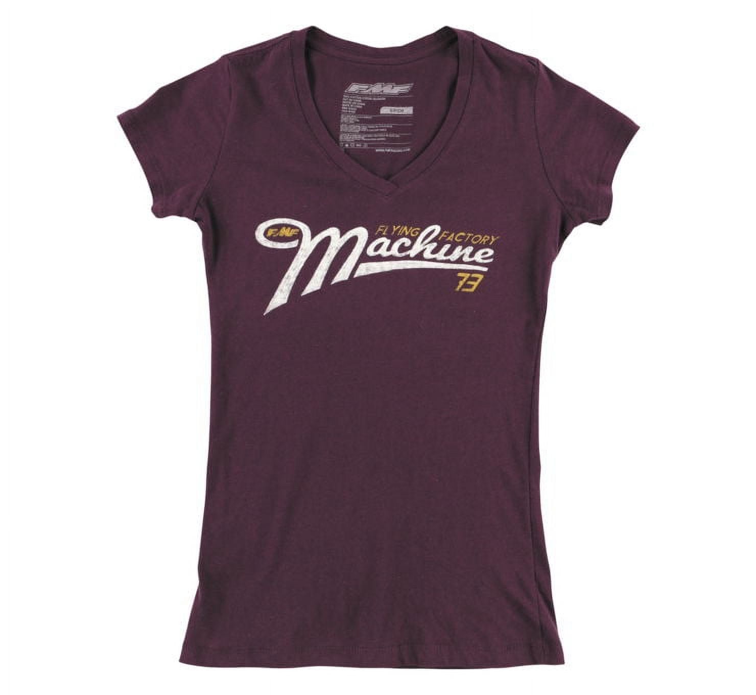 FMF APPAREL Women's Hatch V-Neck Tee Burgundy S HO6418902- BUR-SM ...