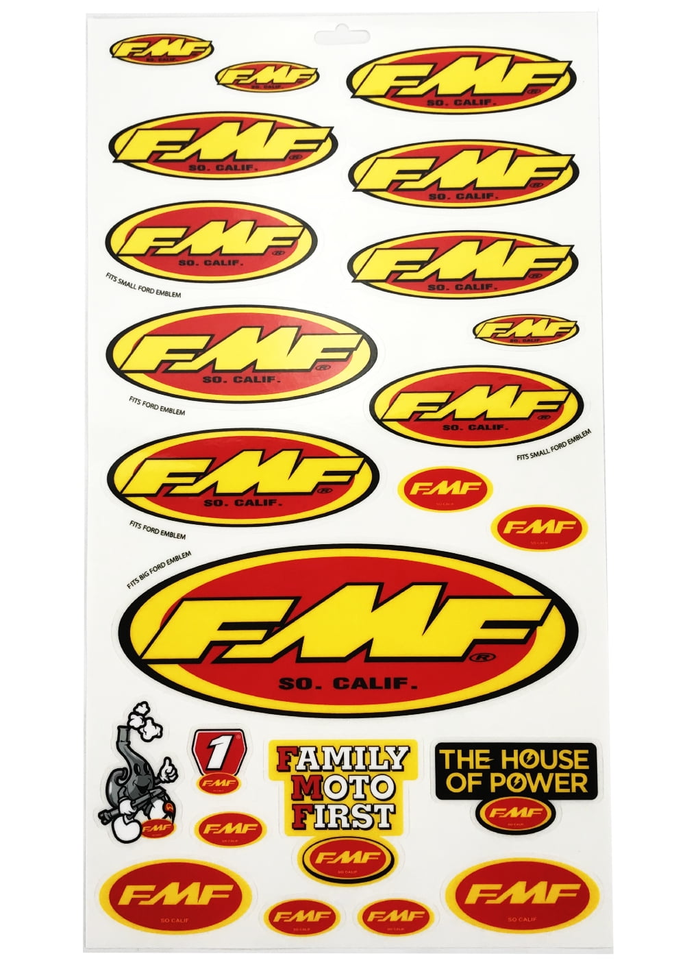 FMF Assorted Sticker/Decal Sheet (014800) - Walmart.com