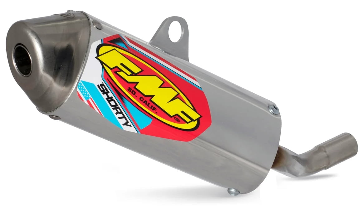 FMF Power Core 2 Shorty Silencer for '99-02 Kawasaki KX250 (020237 ...