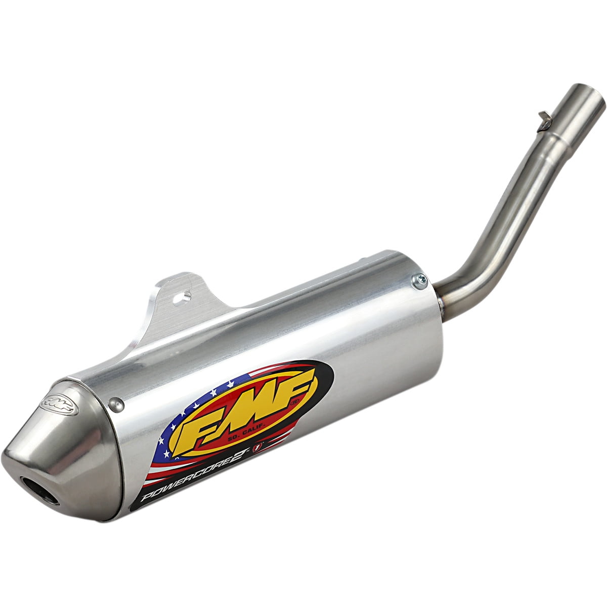 FMF Powercore-2 Slip-On Aluminum/Stainless Silencer (020232) - Walmart.com