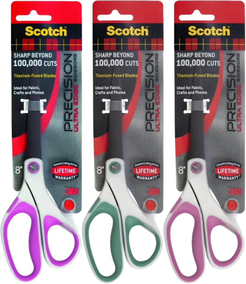 FMLP Precision Ultra Edge Titanium-Fused Scissors, 8-Inch (3-Pack ...