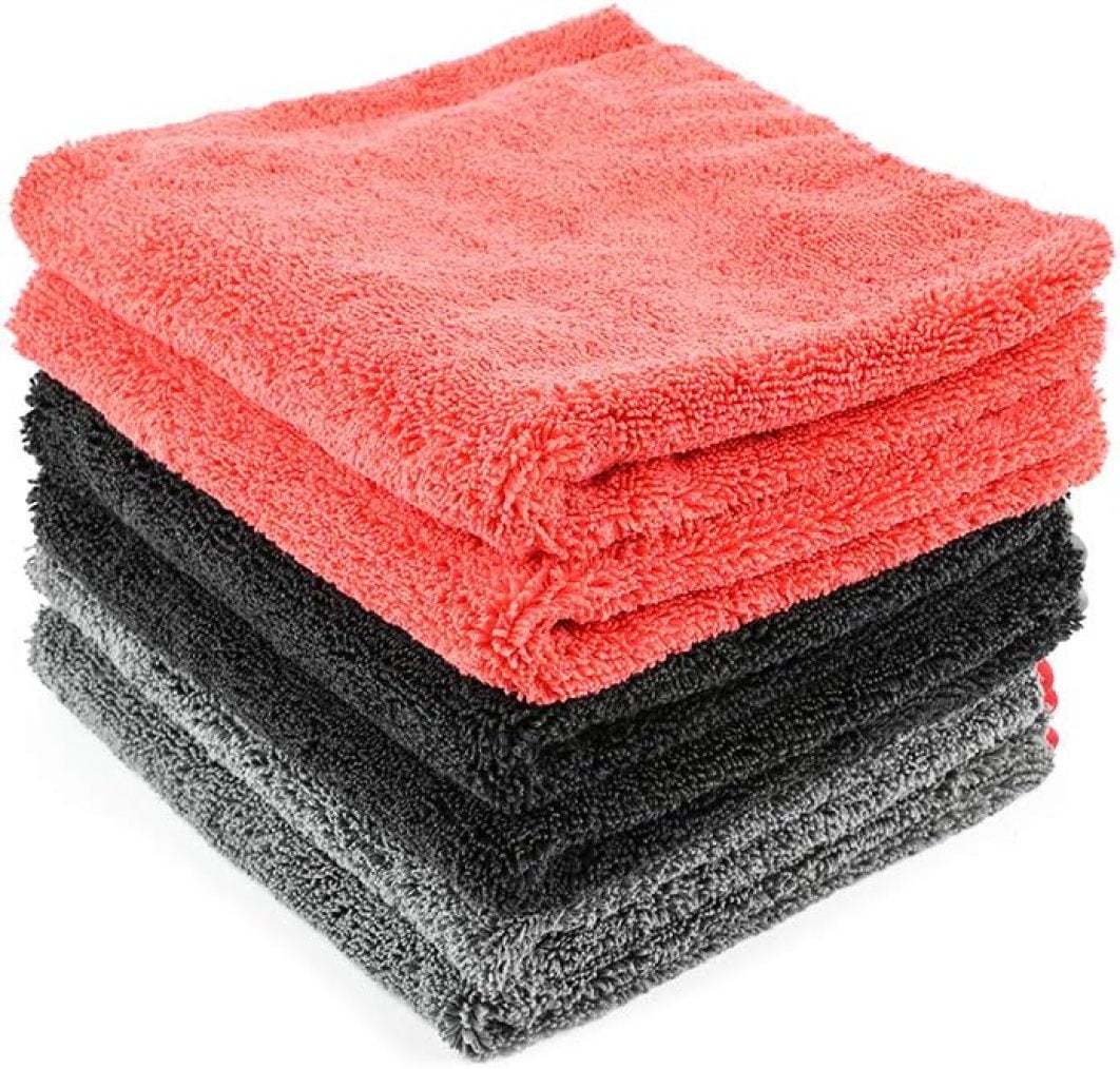 FMLP Pro Detailing Microfiber Towels for Car Wax Remove Wash Drying, 16 ...
