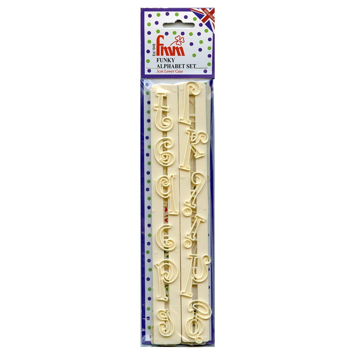 FMM Lower Case Funky Alphabet Tappit Cutters Set - Walmart.com