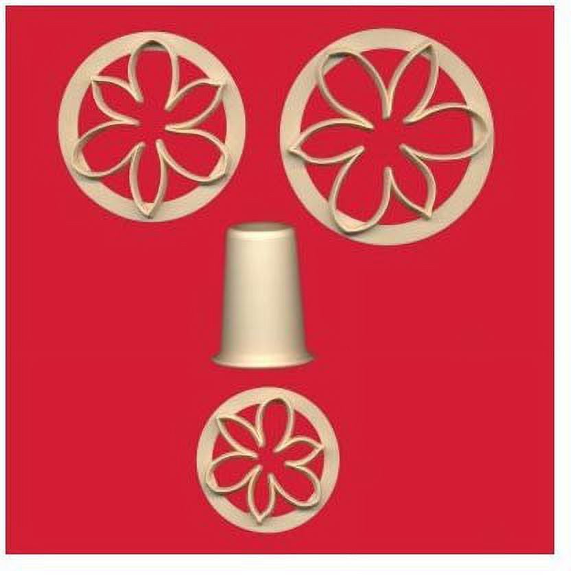 FMM Sugarcraft Bridal Lily Cutter Set, Includes 3 cutters and 1 form ...