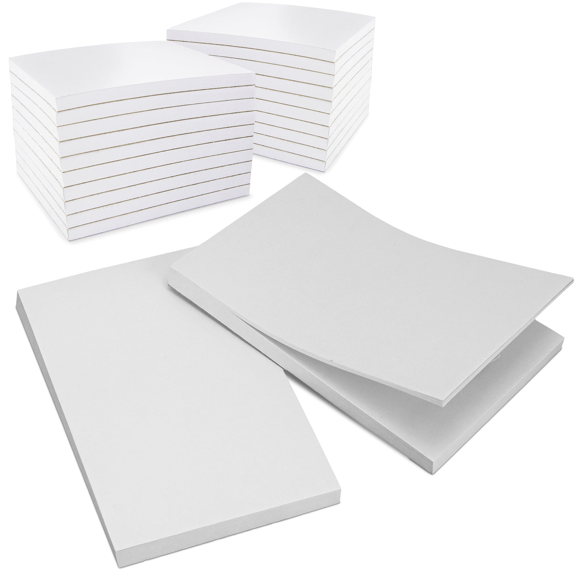 FMP Brands [100 Pack] 100 Sheets Paper Notepads - 4 x 6” Memo Scratch ...