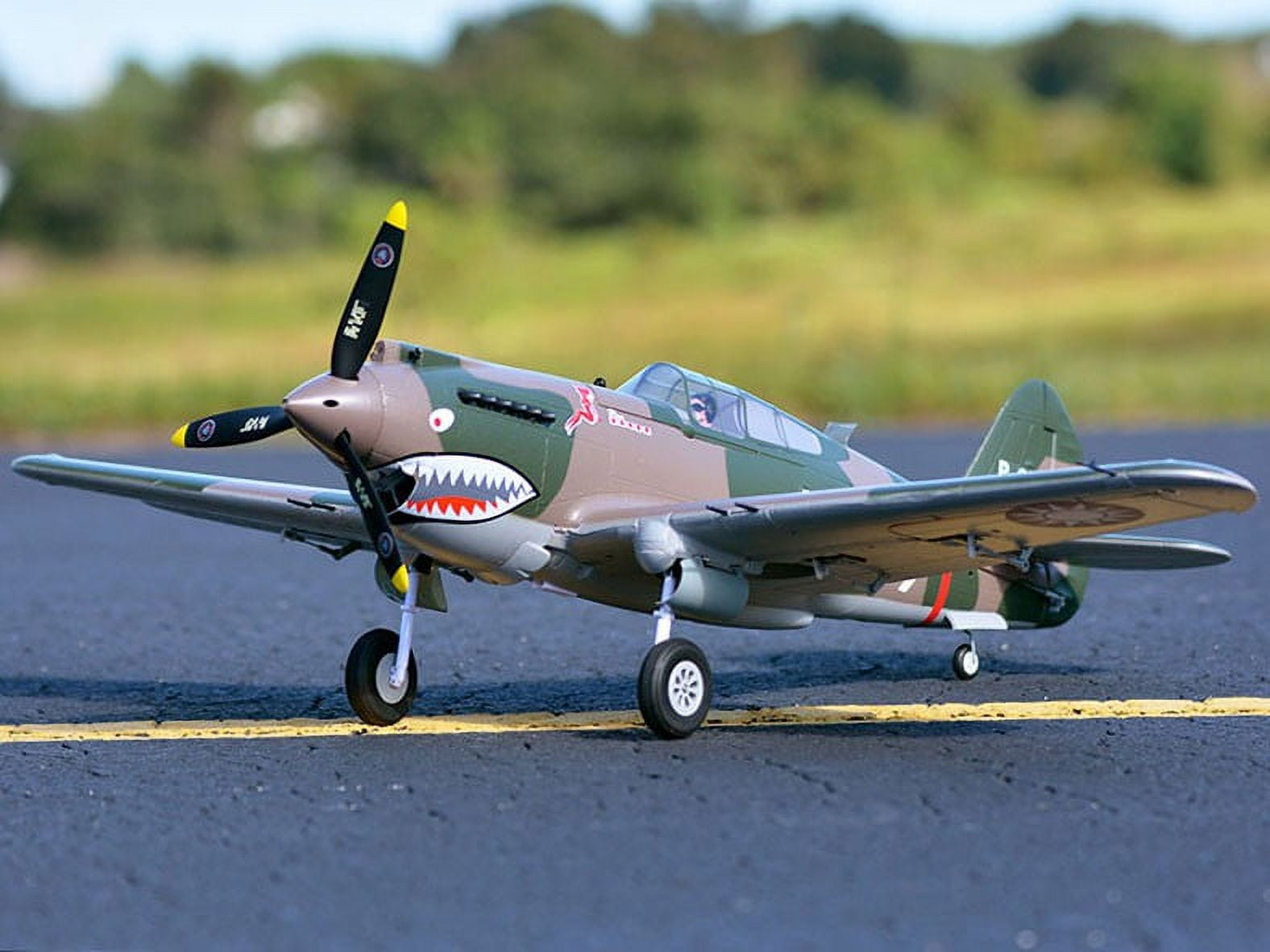 FMS 075P P-40B, Flying Tiger, PNP, 980mm - Walmart.com