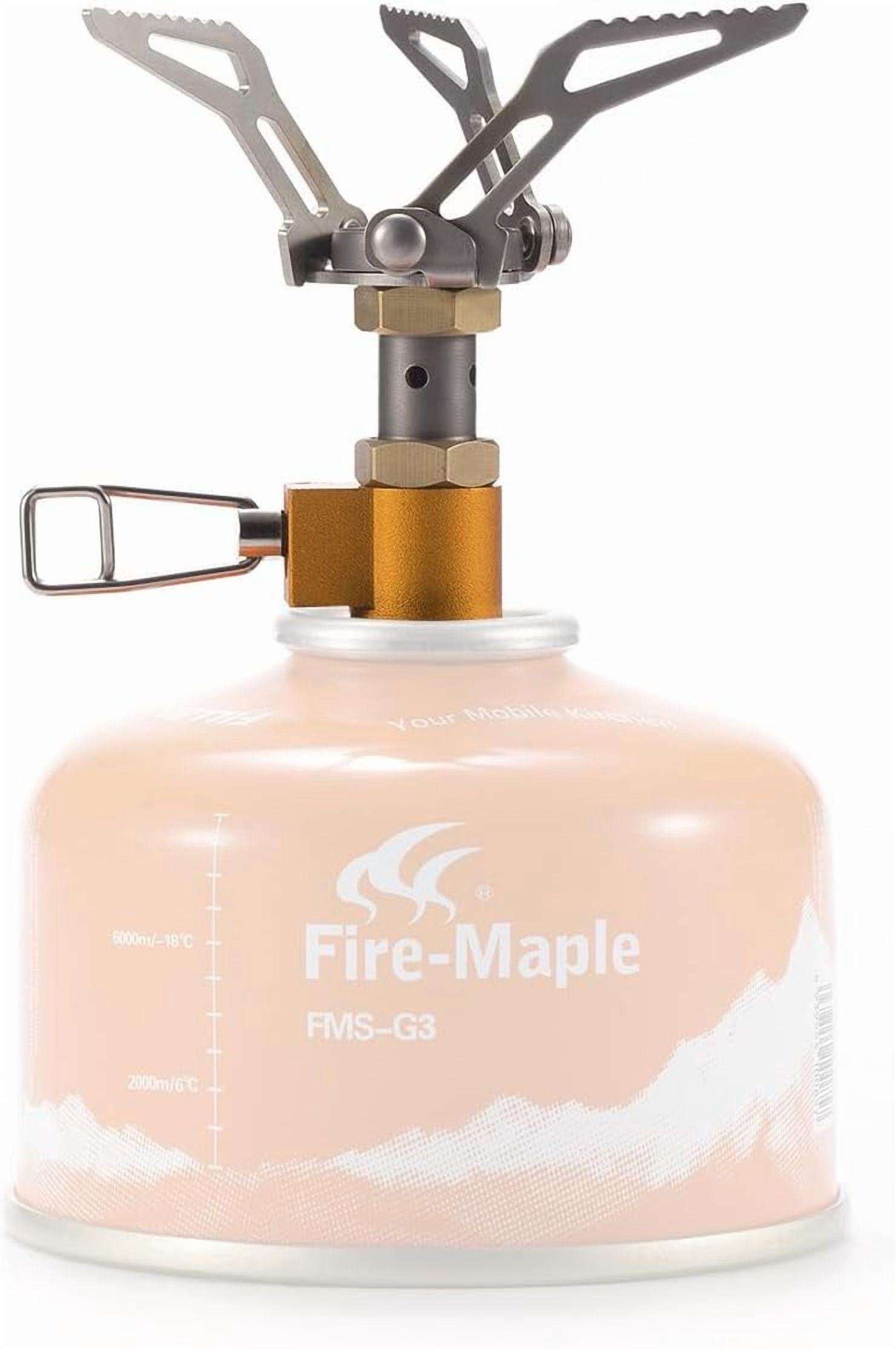 FMS-300T Portable Stove Ultra Light, Hiking Stove Titanium for ...