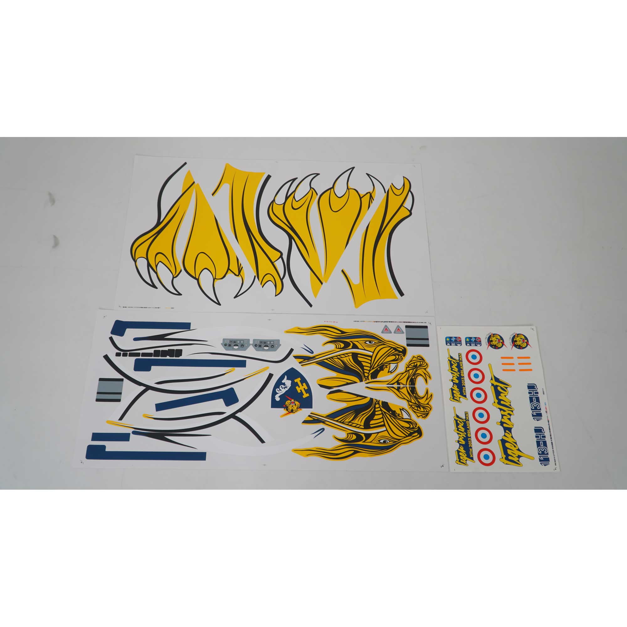 FMS Decal Sheet Rafale 80mm- FMMEG119 Decals Trim Pilots Scale Accys ...