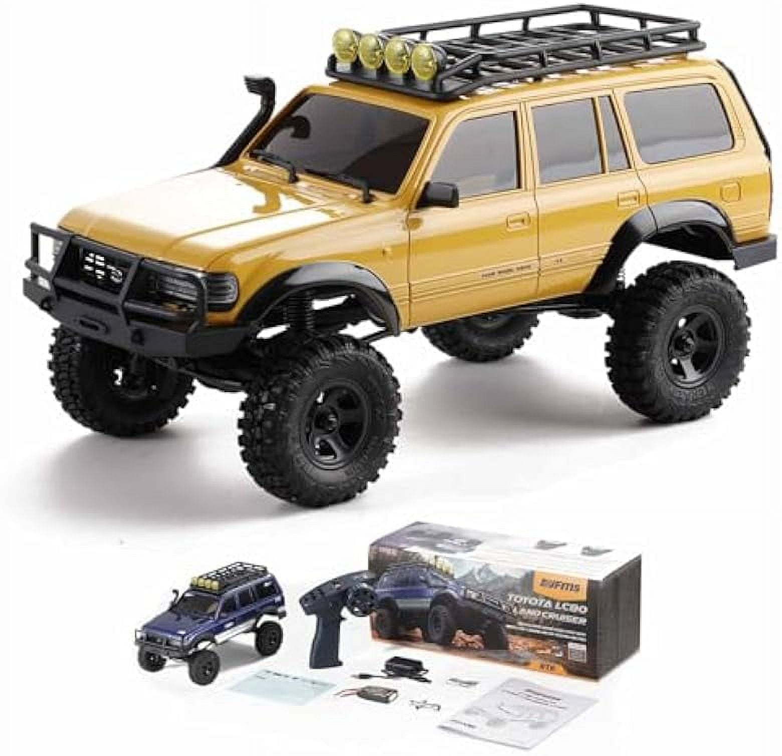 FMS RC Crawler Toyota LC80, 1/18 Offroad Trucks 4X4, 2.4Ghz, LED, 7.4V ...