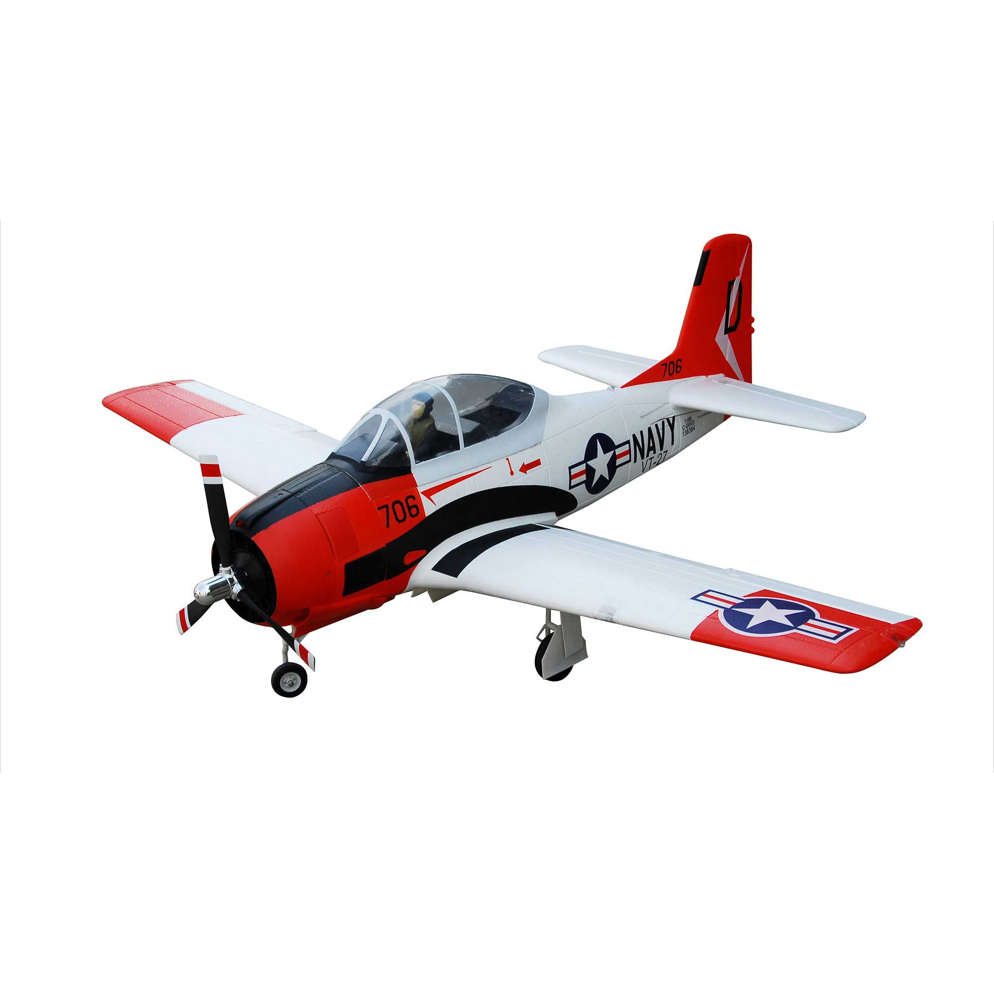 FMS T-28D V4 PNP 1400mm w/Reflex- FMM083PREDX Airplanes P&P Electric ...