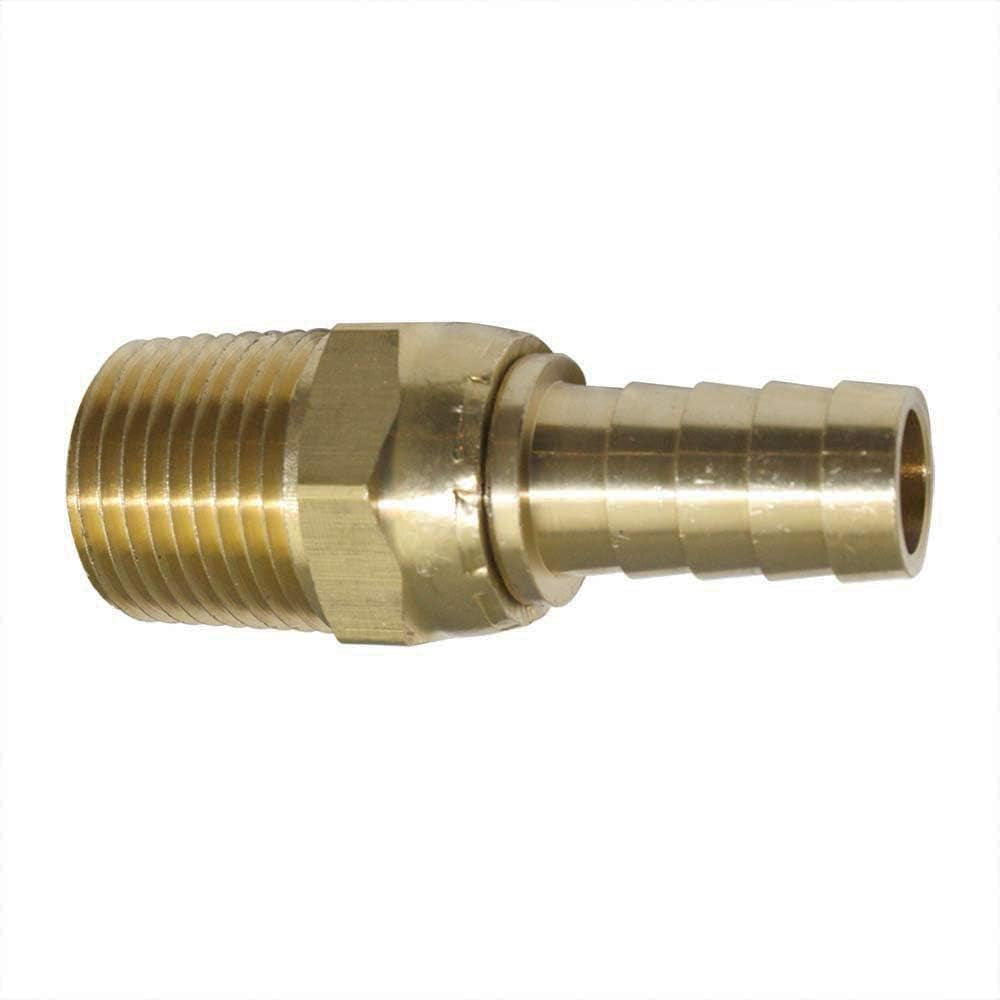 FMS188 Brass Hose Fitting, Connector, 1/2 Inch Swivel Barb x 1/2 Inch ...