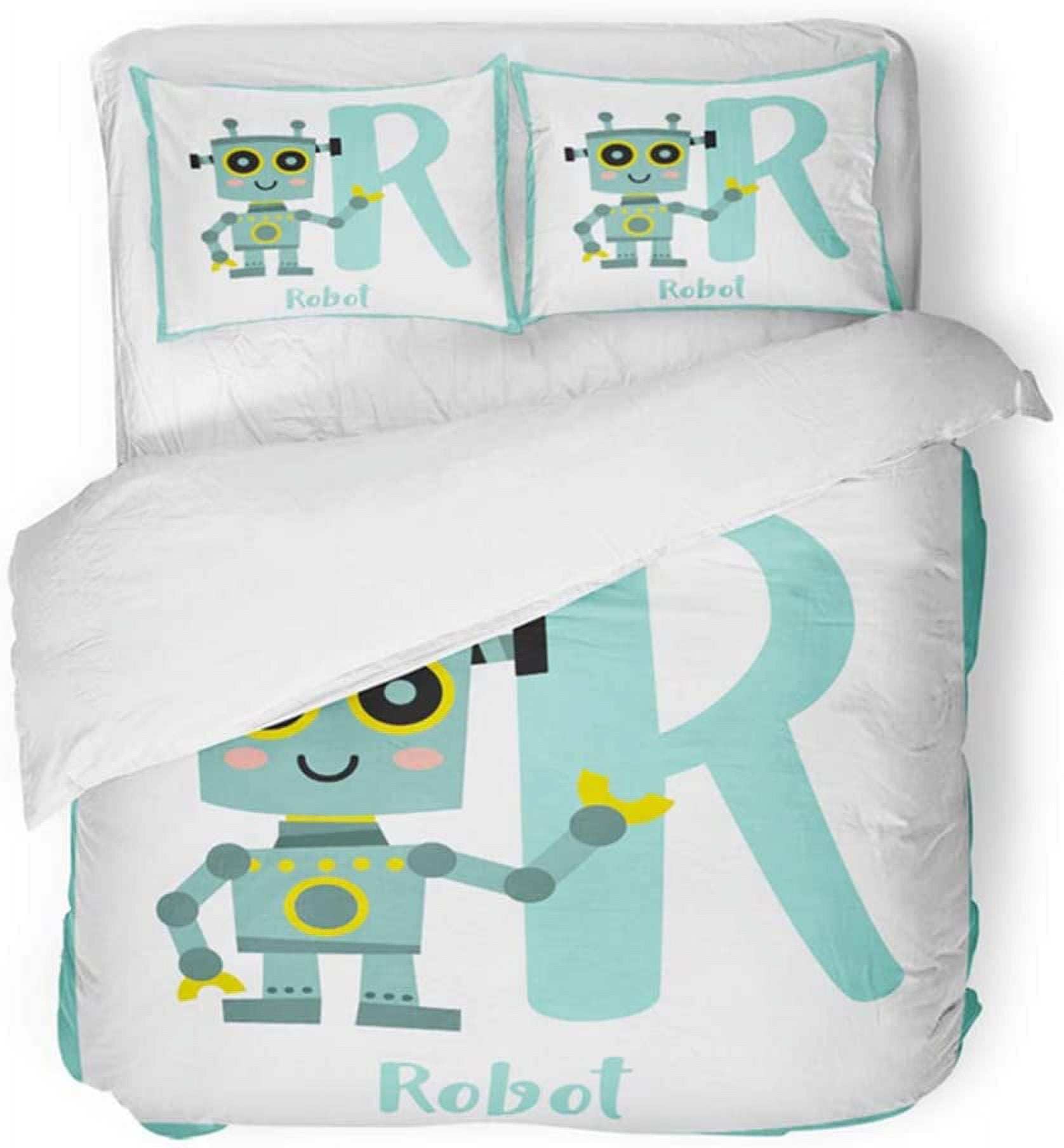 FMSHPON 3 Piece Bedding Set Cute Children ABC Alphabet R Letter ...