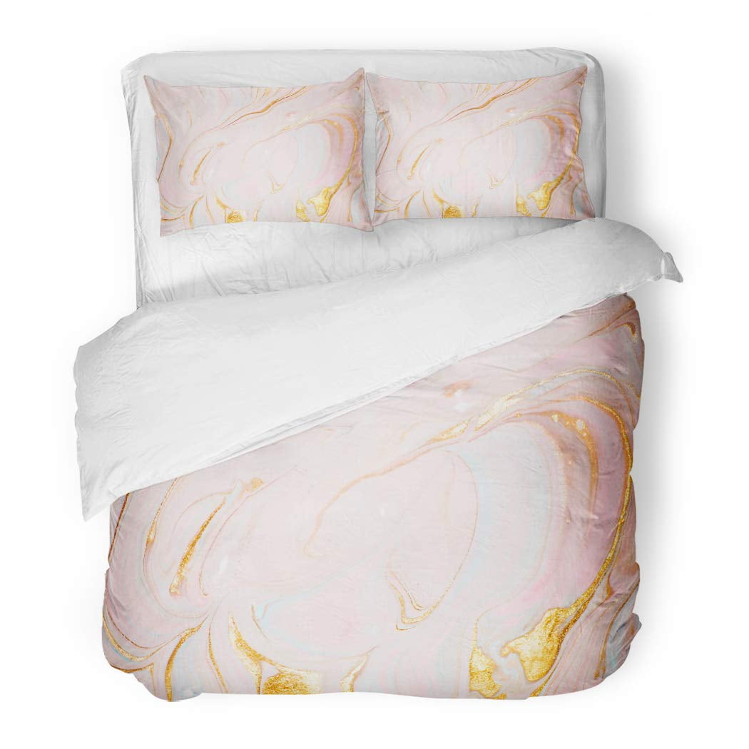 FMSHPON 3 Piece Bedding Set Eastern Technique Abstract Fantasy Marble ...