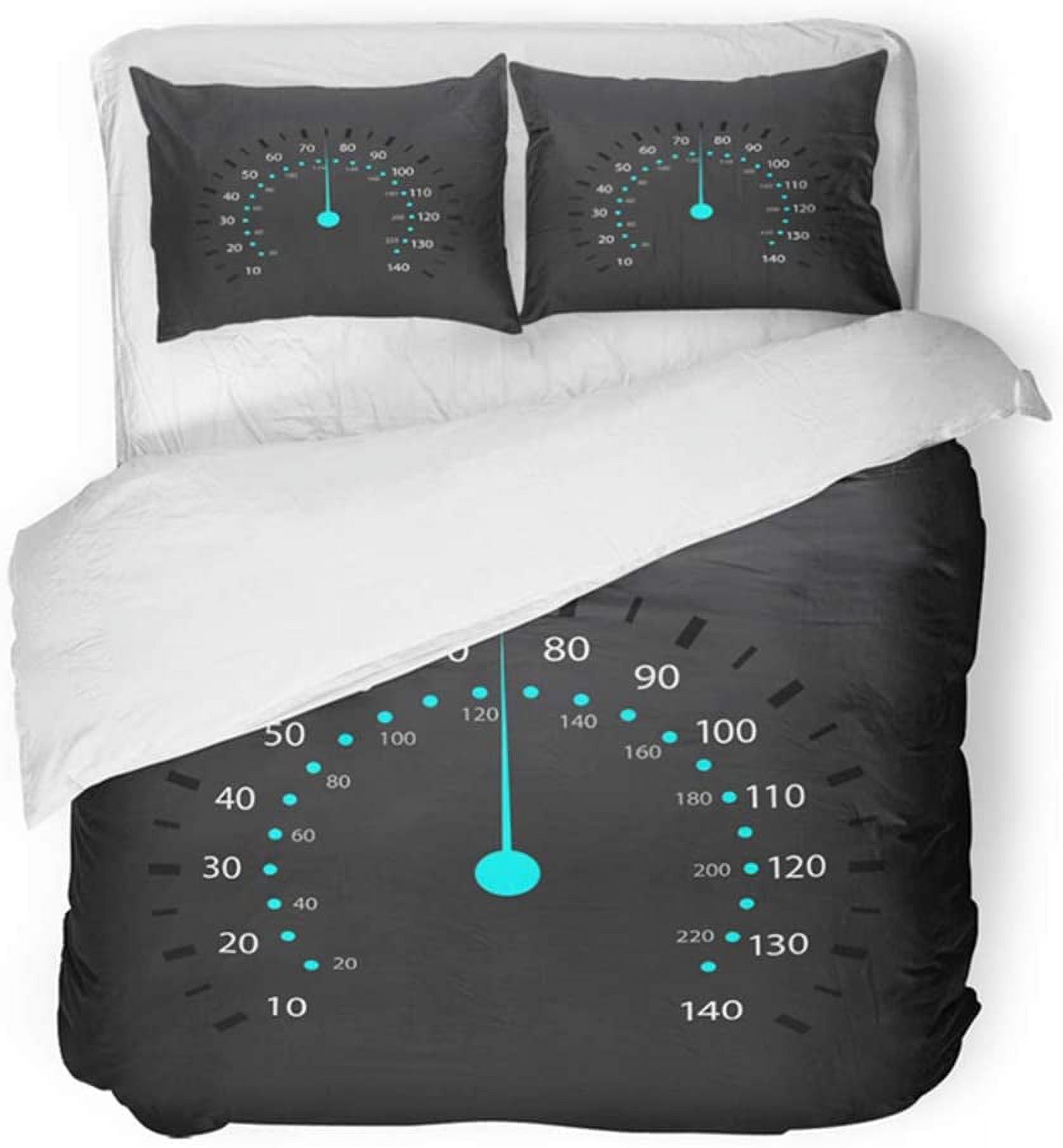 FMSHPON 3 Piece Bedding Set Speedo Creative Speedometer Design Car ...