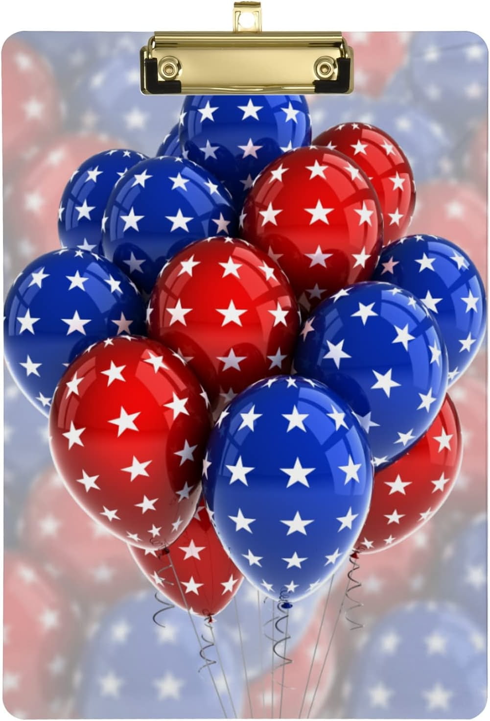 FMSHPON American Patriotic Balloons in Traditional Colors Clipboard ...