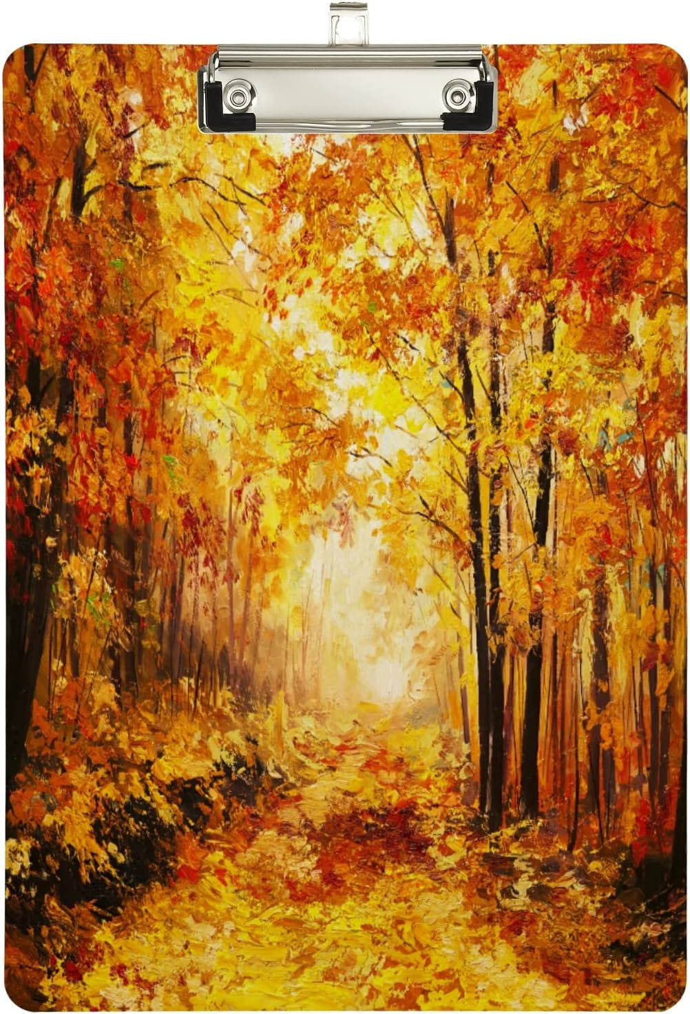 FMSHPON Autumn Trees Clipboard Hardboard Wood Nursing Clip Board and ...