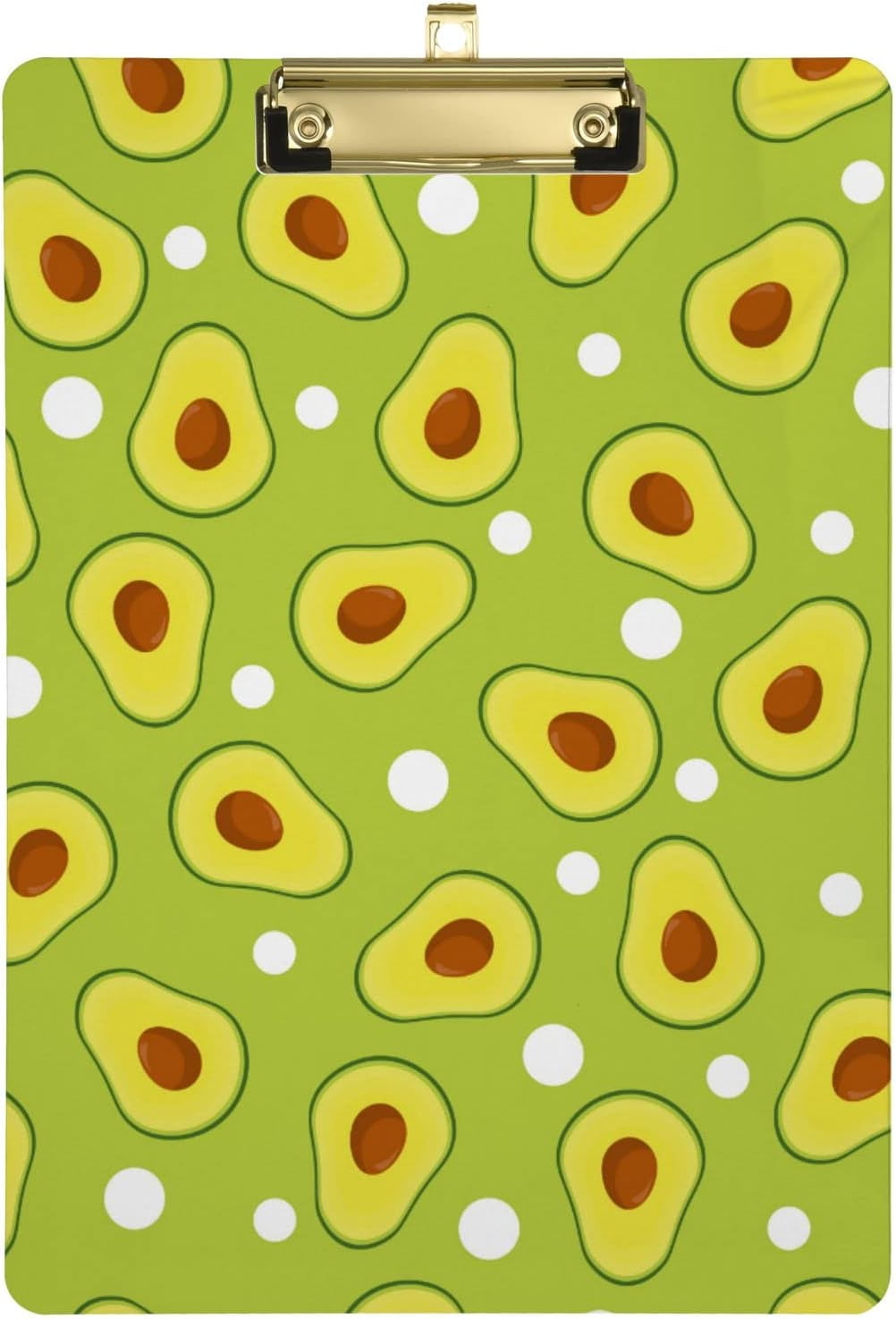 FMSHPON Avocado Clipboard Hardboard Wood Nursing Clip Board and Pull ...
