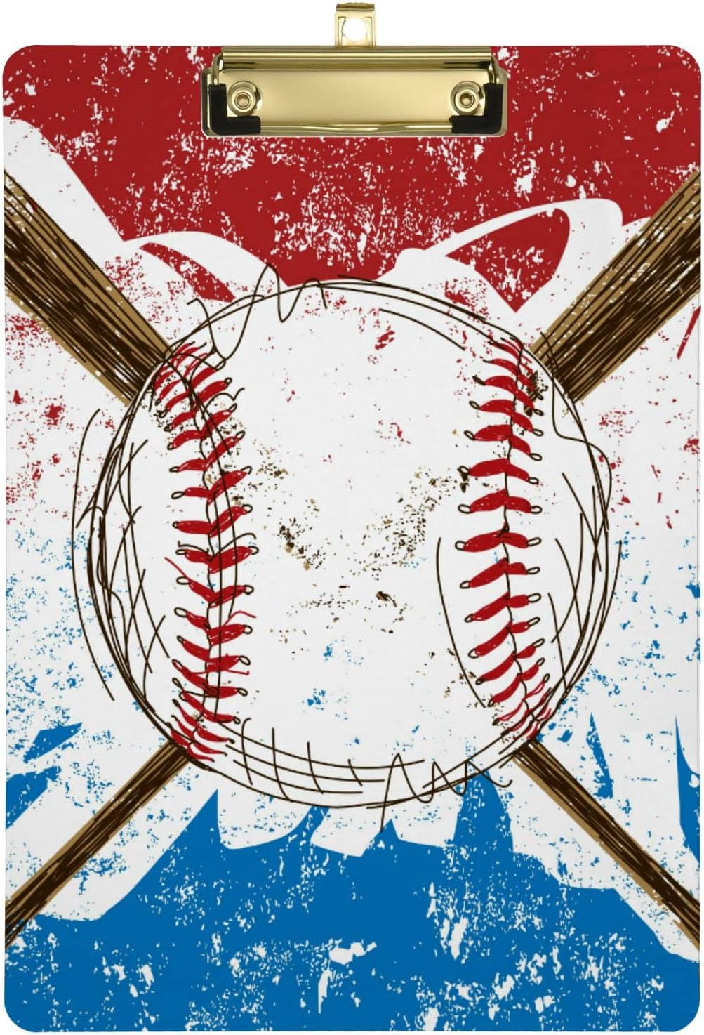FMSHPON Baseball Sports Retro Clipboard Hardboard Wood Nursing Clip ...
