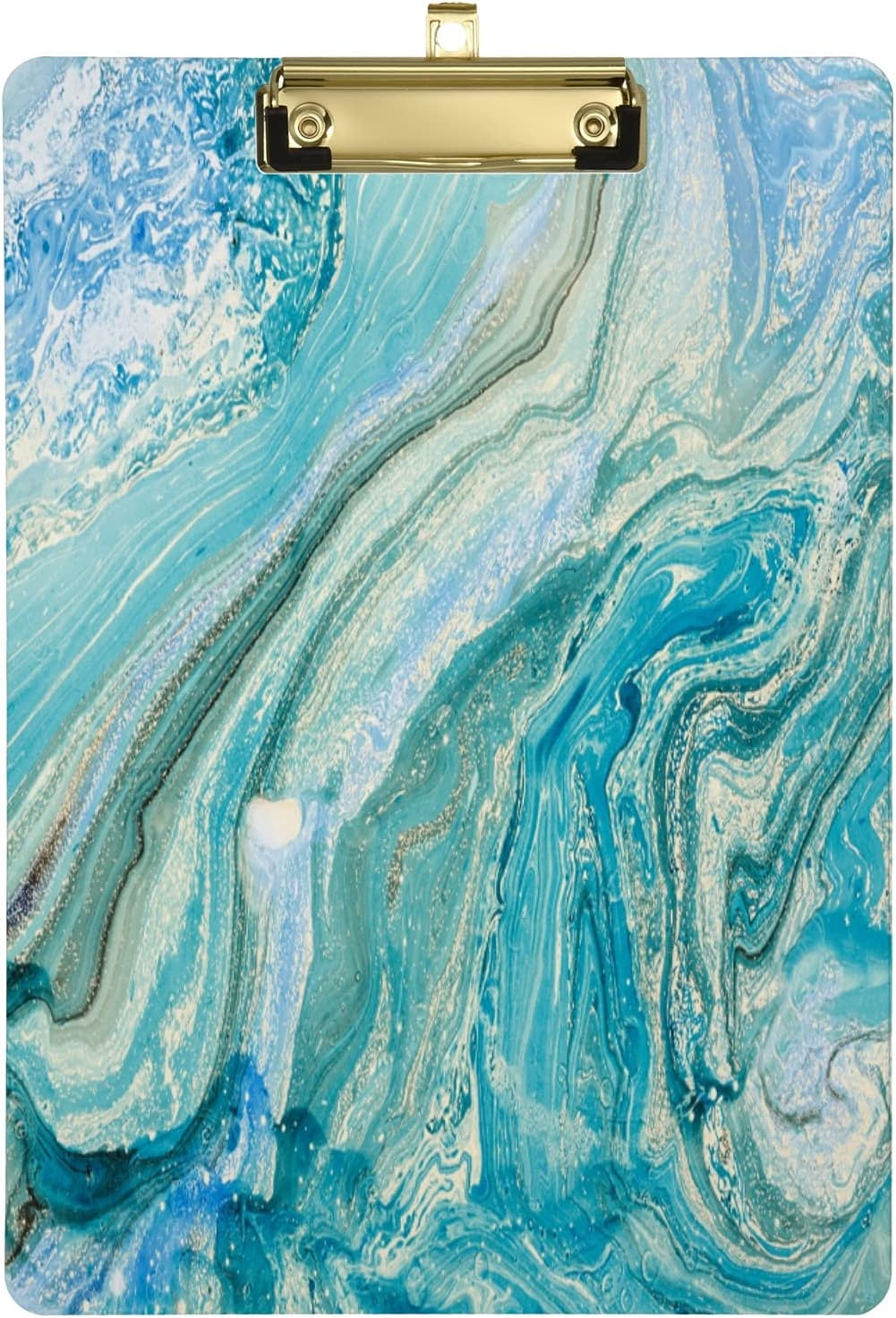 FMSHPON Beautiful Marble Texture Pattern Clipboard Hardboard Wood ...